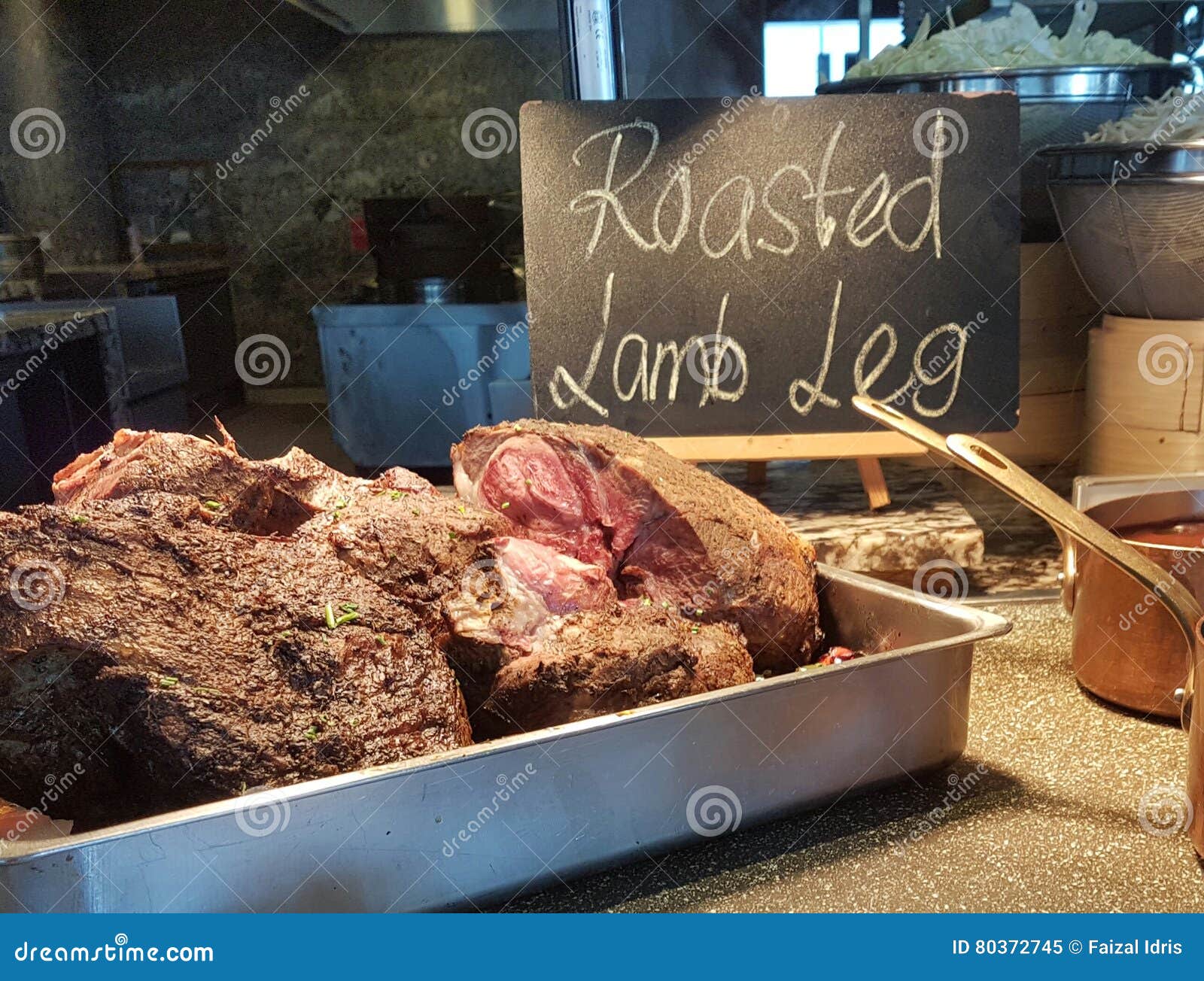 11th Nov 2016 Kuala Lumpur. Roasted Lamb Leg on the Buffet Line for ...