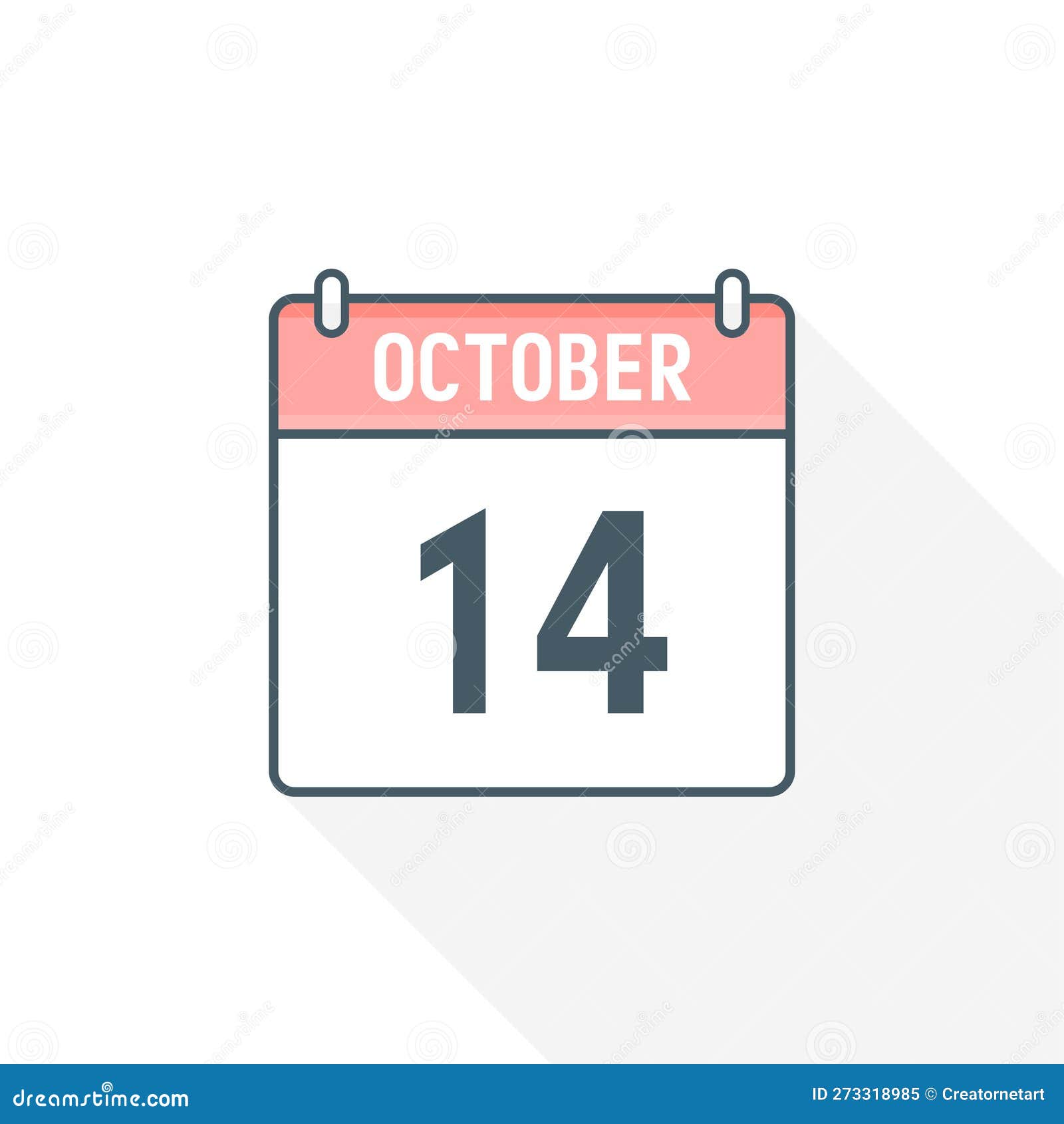 14th October Calendar Icon. October 14 Calendar Date Month Icon Vector ... 14th October Calendar Icon. October 14 Calendar Date Month Icon Vector ...