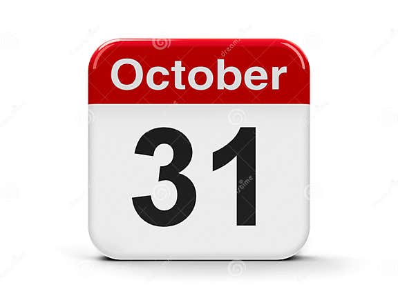 31th October stock illustration. Illustration of number - 34109677