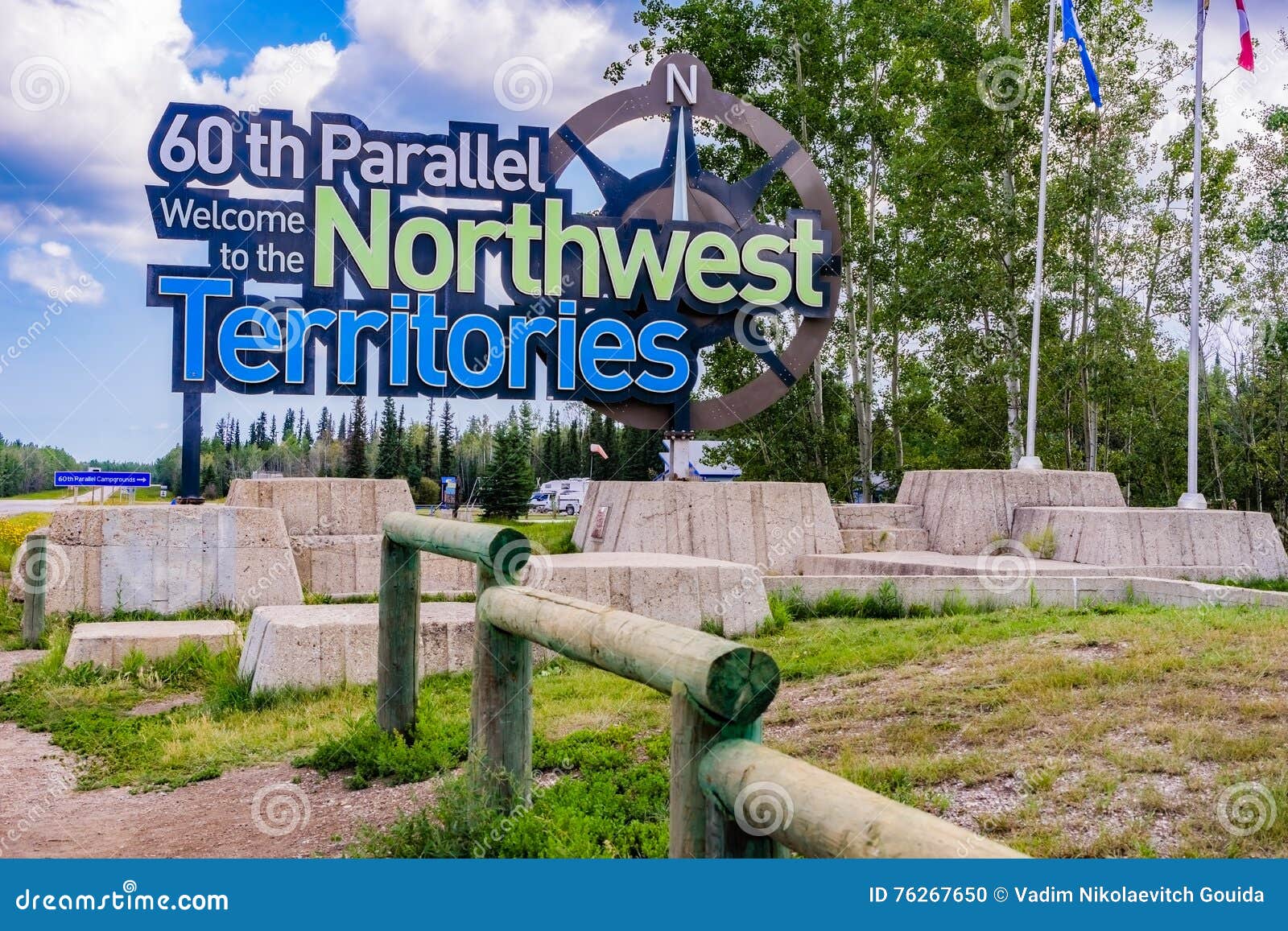 60th parallel stock photo. Image of destination, territory - 76267650