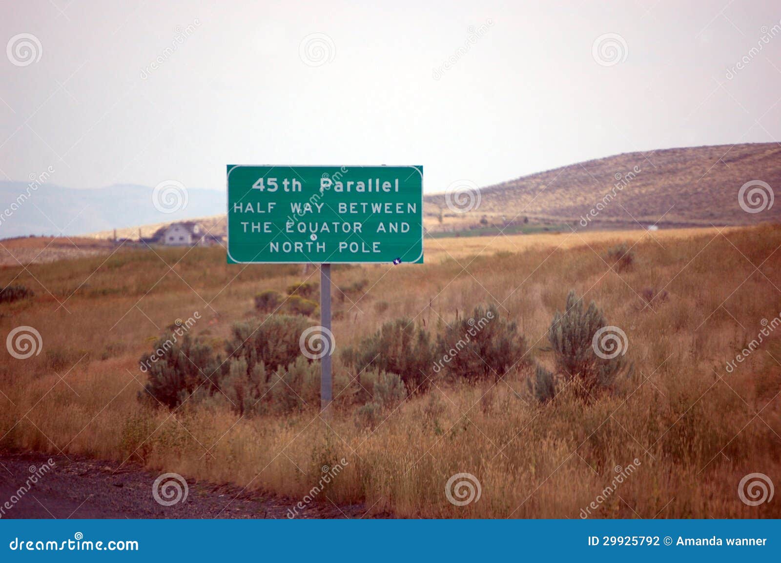 45 th Parallel stock photo. Image of equator, passing - 29925792