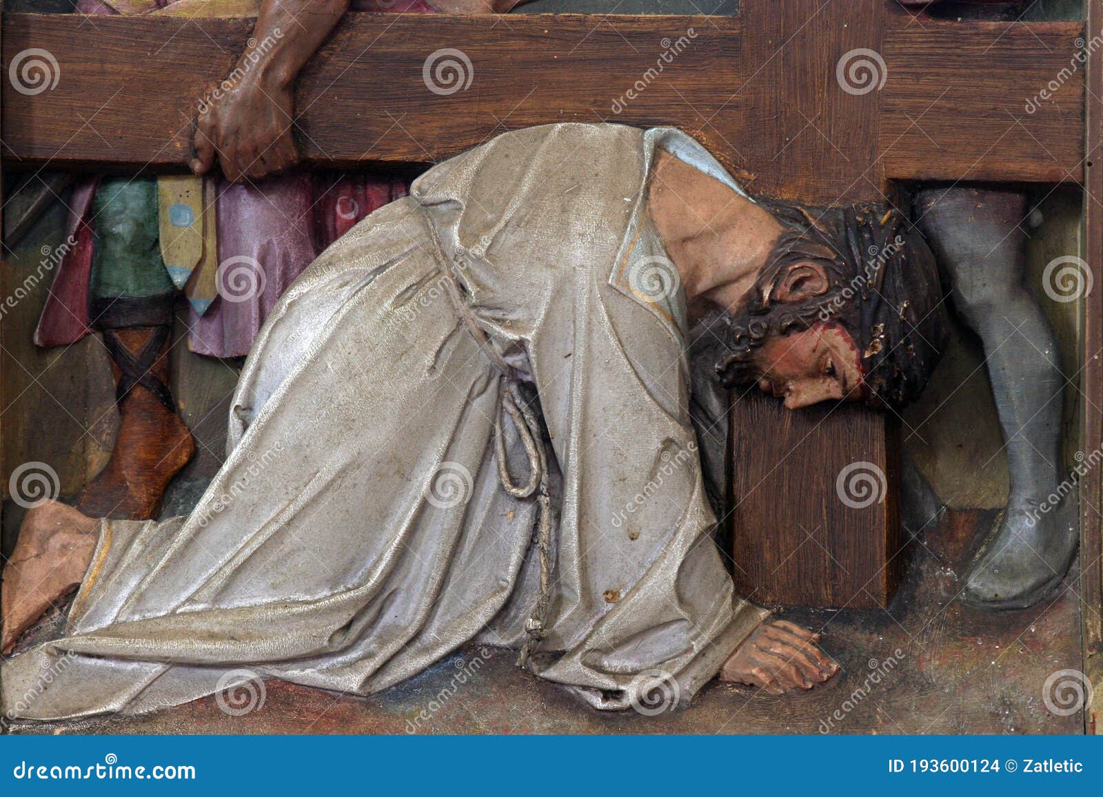 7th Stations of the Cross, Jesus Falls the Second Time Editorial Stock ...