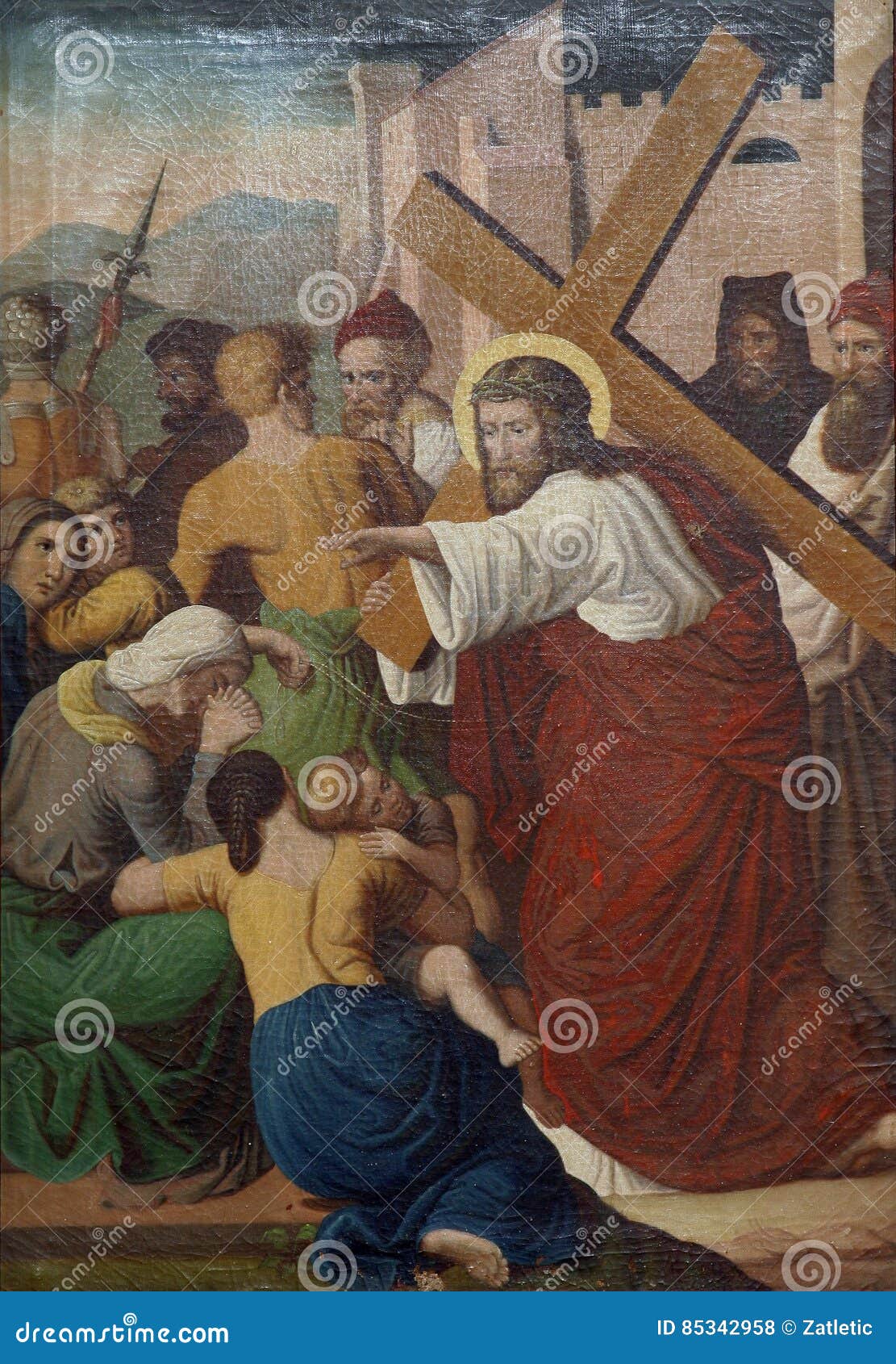 8th Stations of the Cross editorial stock photo. Image of church - 85342958