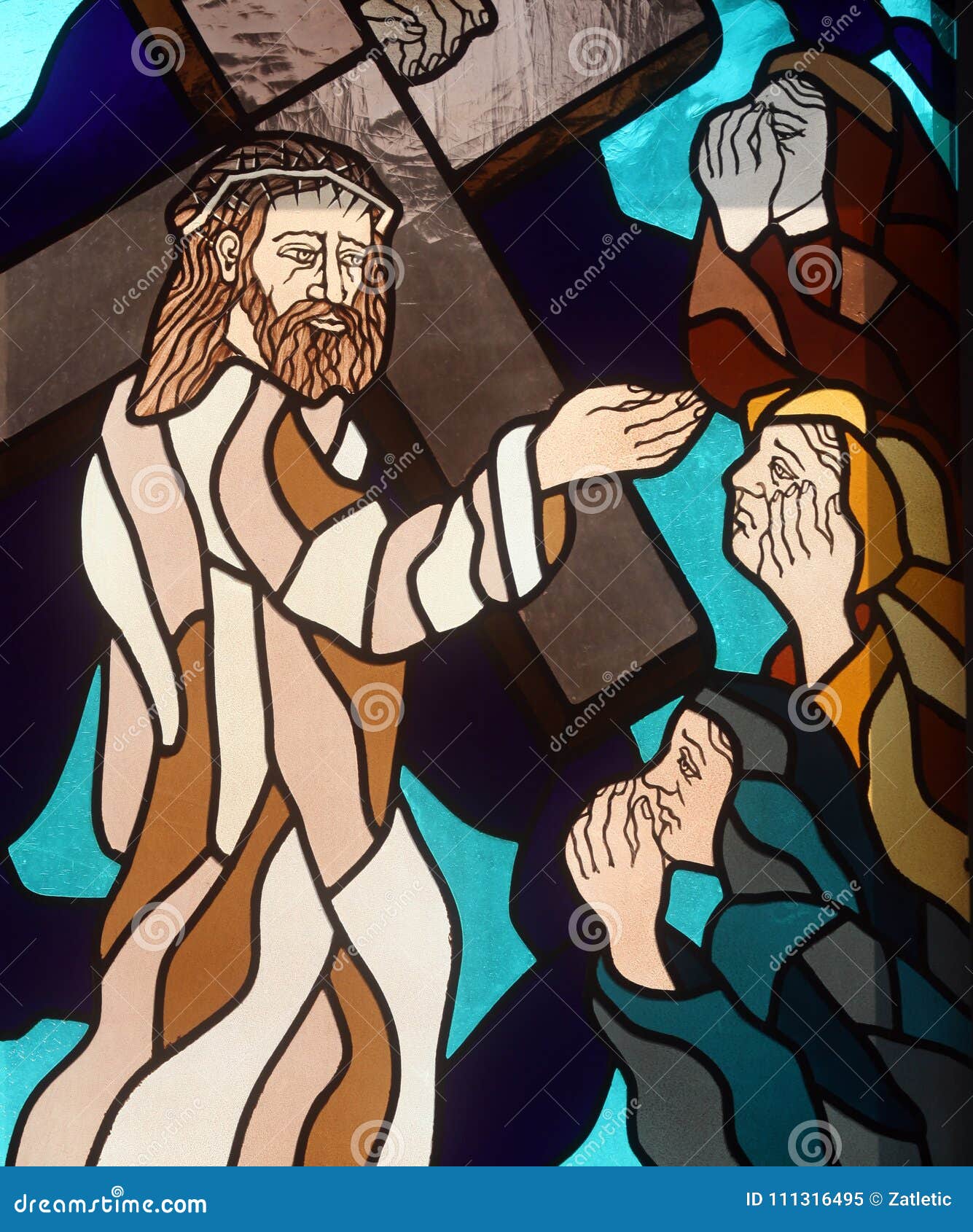7th Stations of the Cross stock image. Image of christianity - 111316495