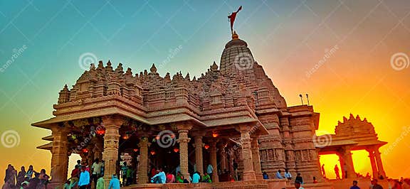 Tha khodaldham temple editorial photo. Image of devotional - 182360336