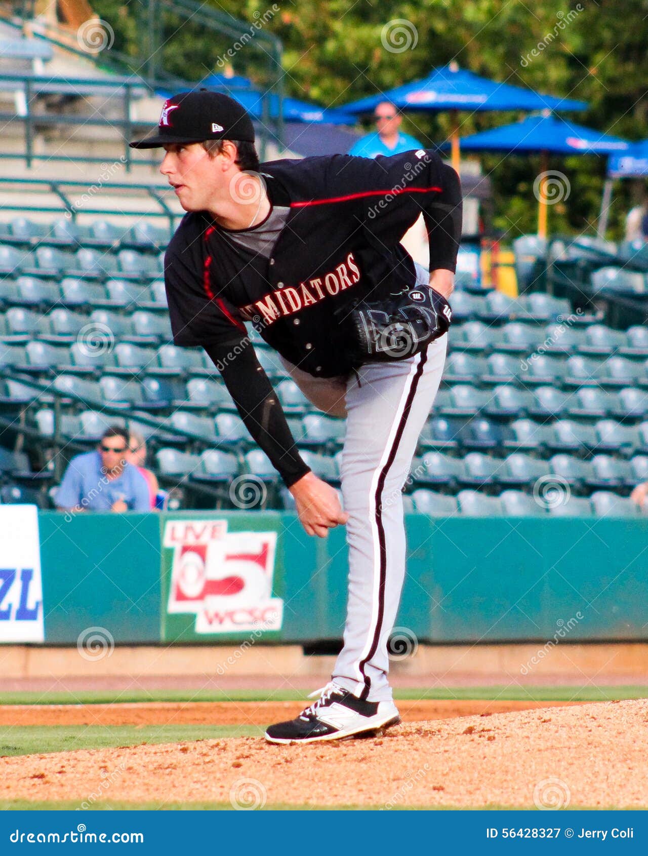 Thad Lowry, Kannapolis Intimidators Editorial Photography - Image of ...
