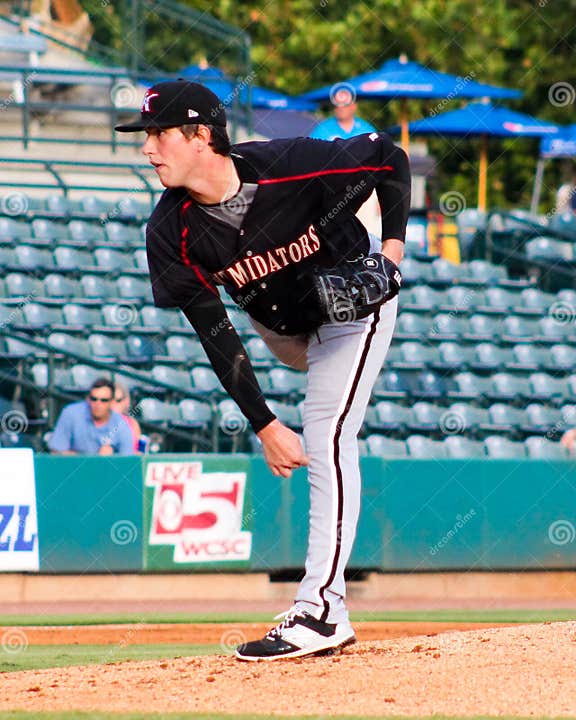 Thad Lowry, Kannapolis Intimidators Editorial Photography - Image of ...