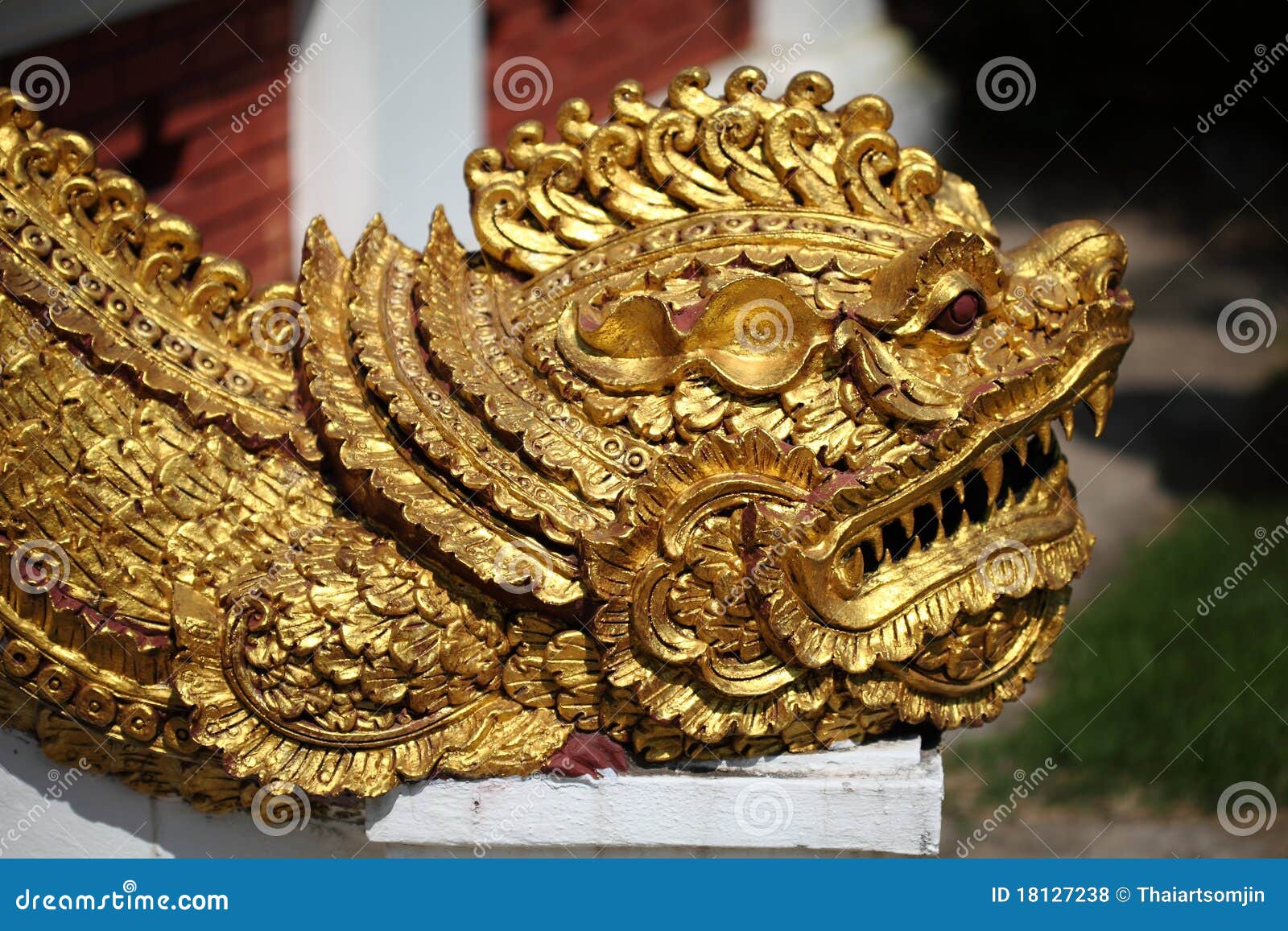 Ancient Dragon And Softly Blurred Watercolor Background Royalty-Free ...