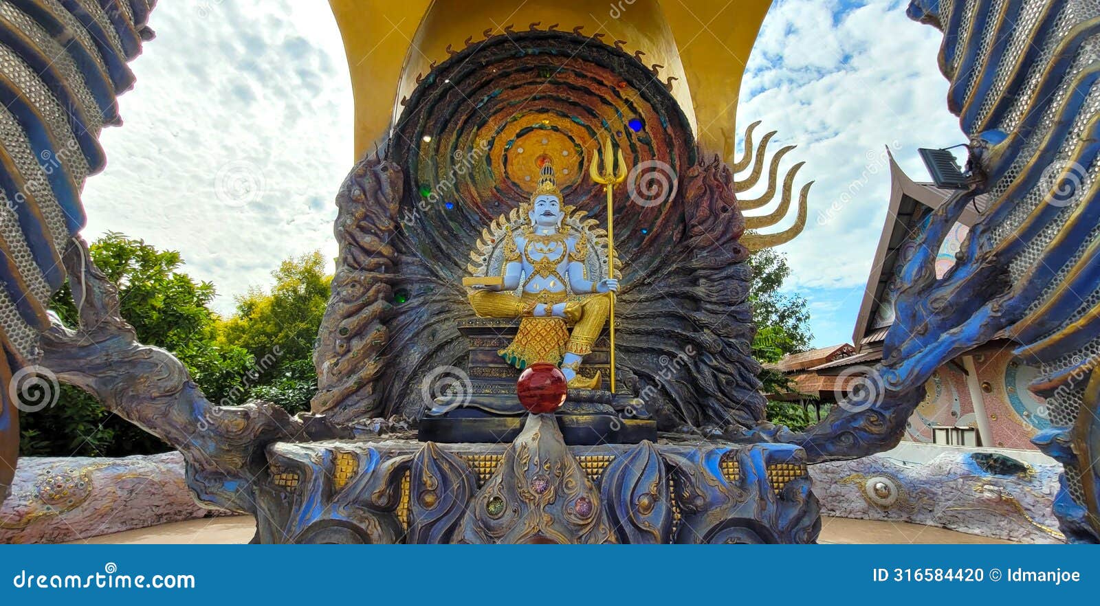 Thai angel status stock photo. Image of temple, chapel - 316584420