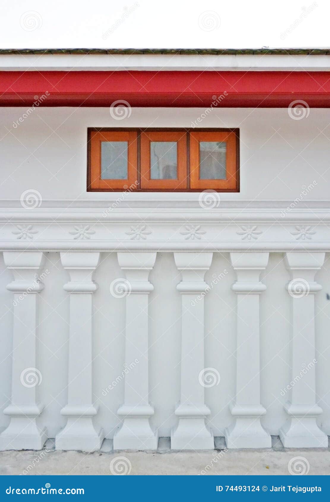 Thai architectural element stock photo. Image of rows - 74493124