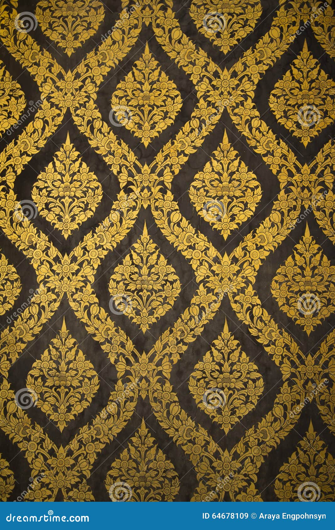 Thai Art Pattern stock illustration. Illustration of temple - 64678109