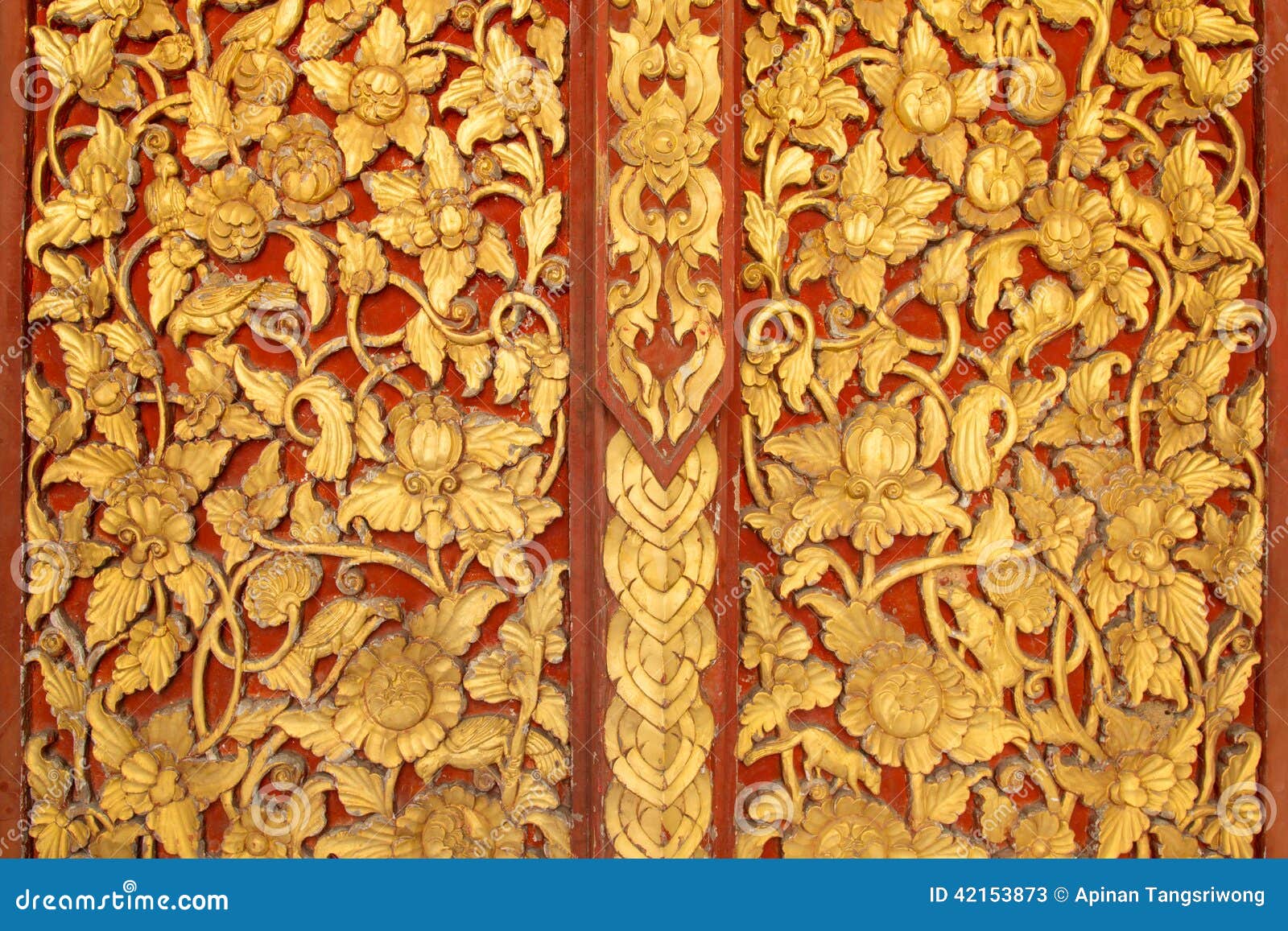 Thai art texture stock image. Image of wood, color, buddha - 42153873