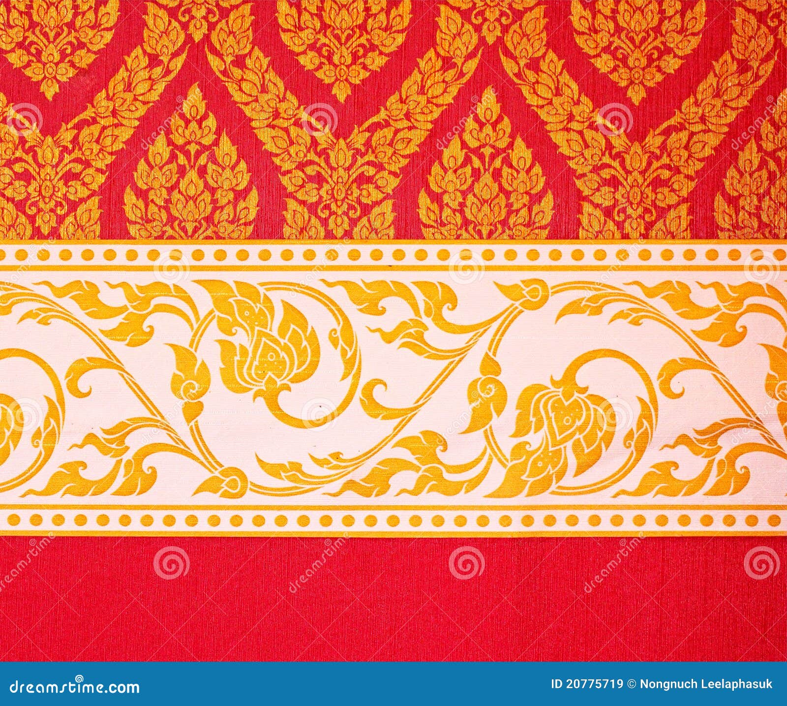 Thai art wall pattern stock image. Image of asian, line - 20775719