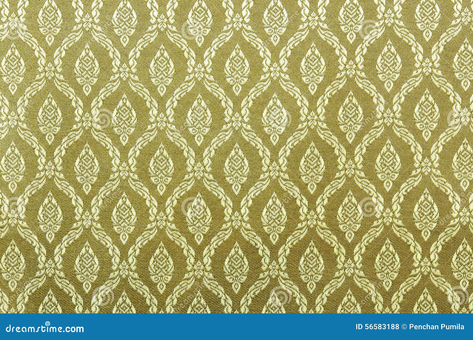 Thai Art Wall Pattern for Background Stock Photo - Image of culture ...