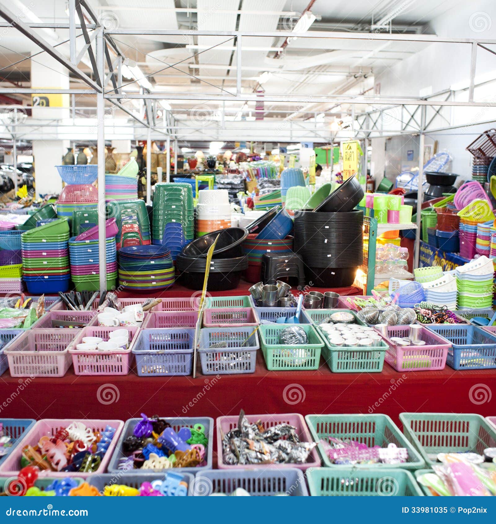 Thai Asian Miscellaneous Shop Stock Image - Image of market, outdoor ...