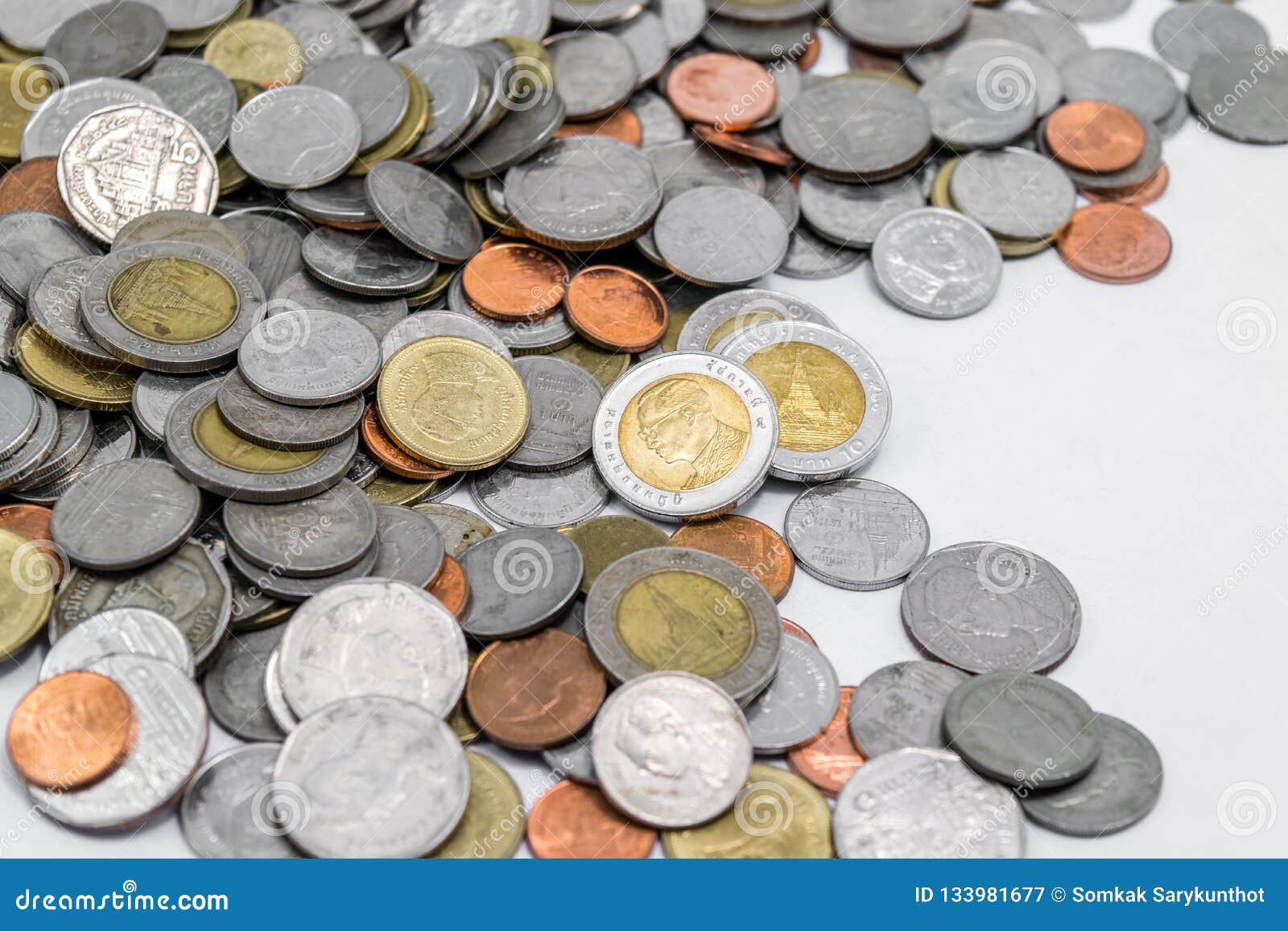 Thai baht money stock image. Image of currency, exchange - 133981677