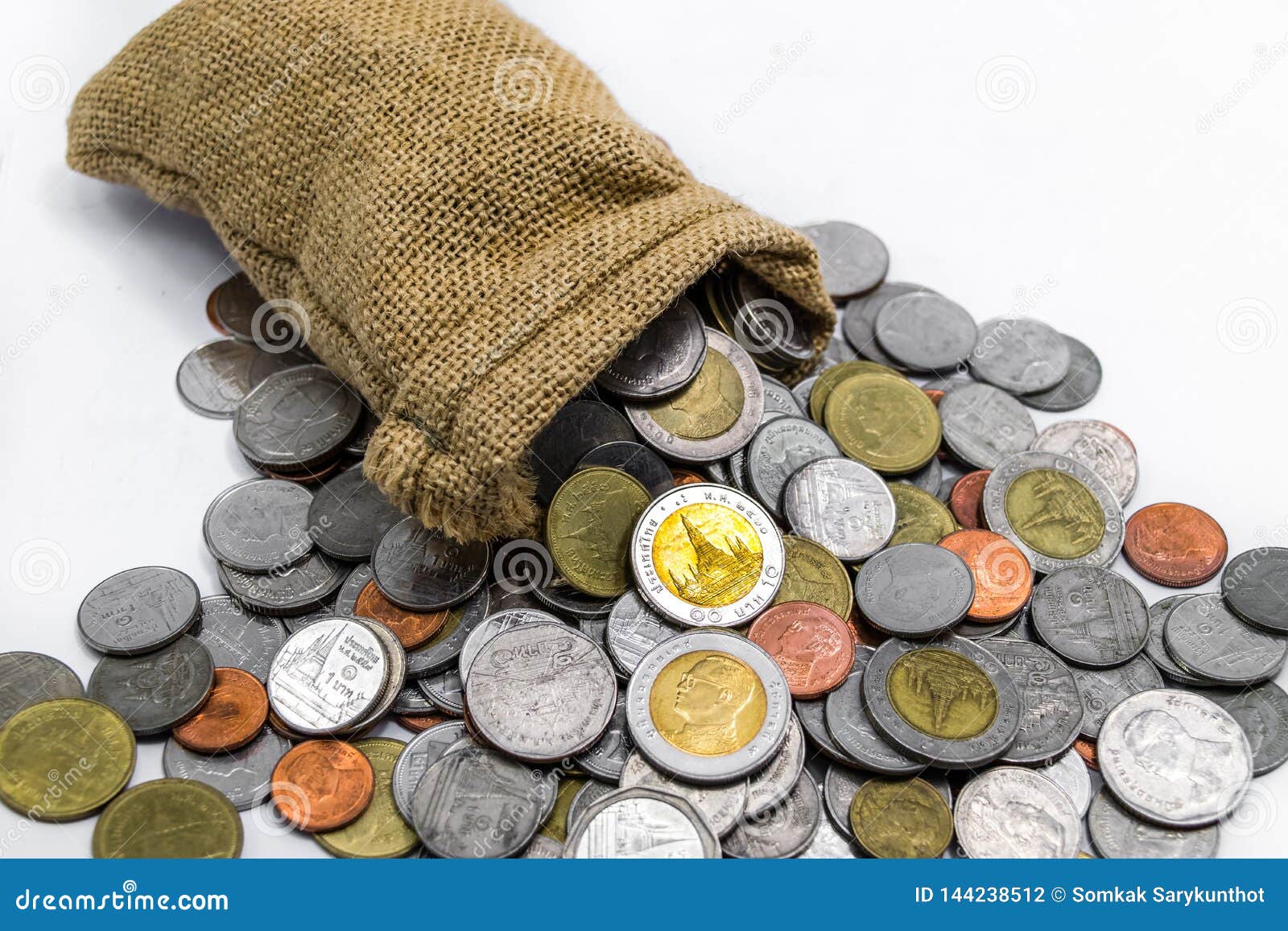 Thai baht money stock photo. Image of asean, king, rich - 144238512