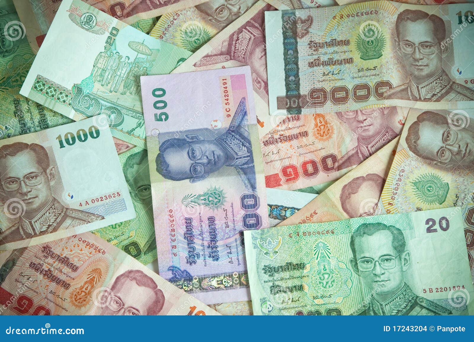Thai baht note stock photo. Image of inflation, bangkok - 17243204