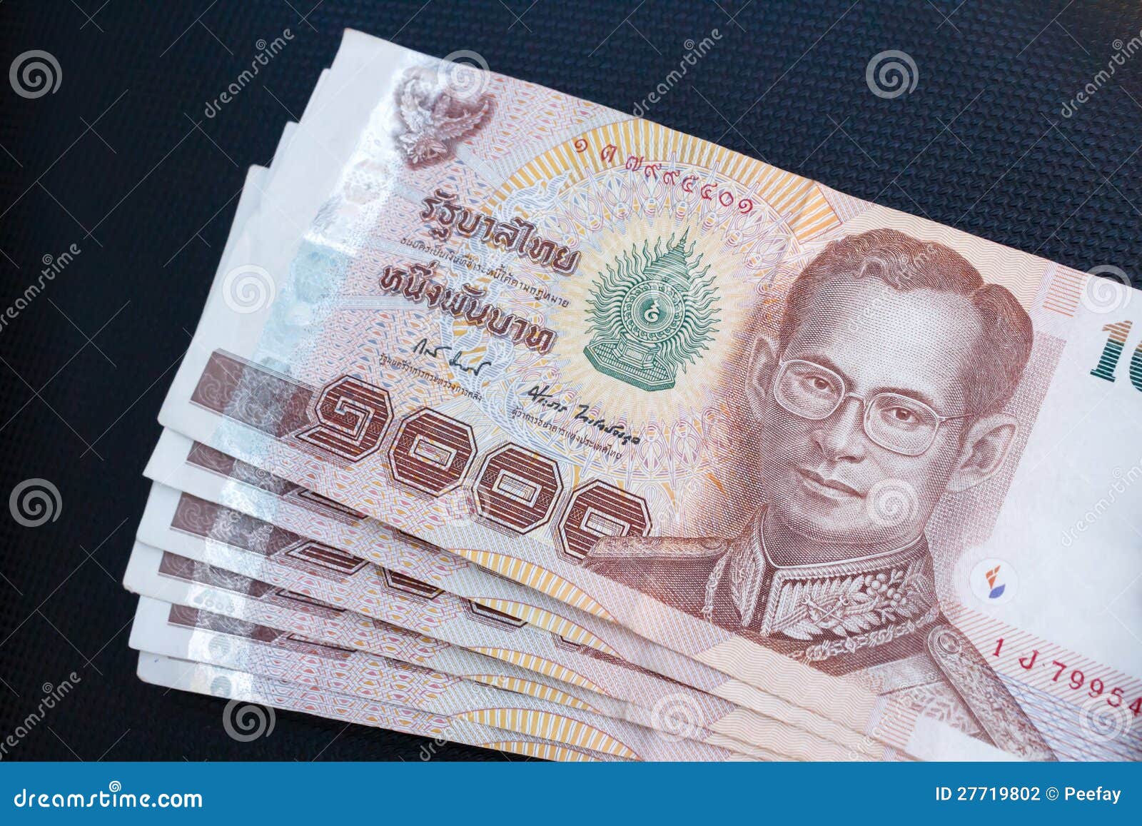 Thai bank notes stock photo. Image of money, note, exchange - 27719802