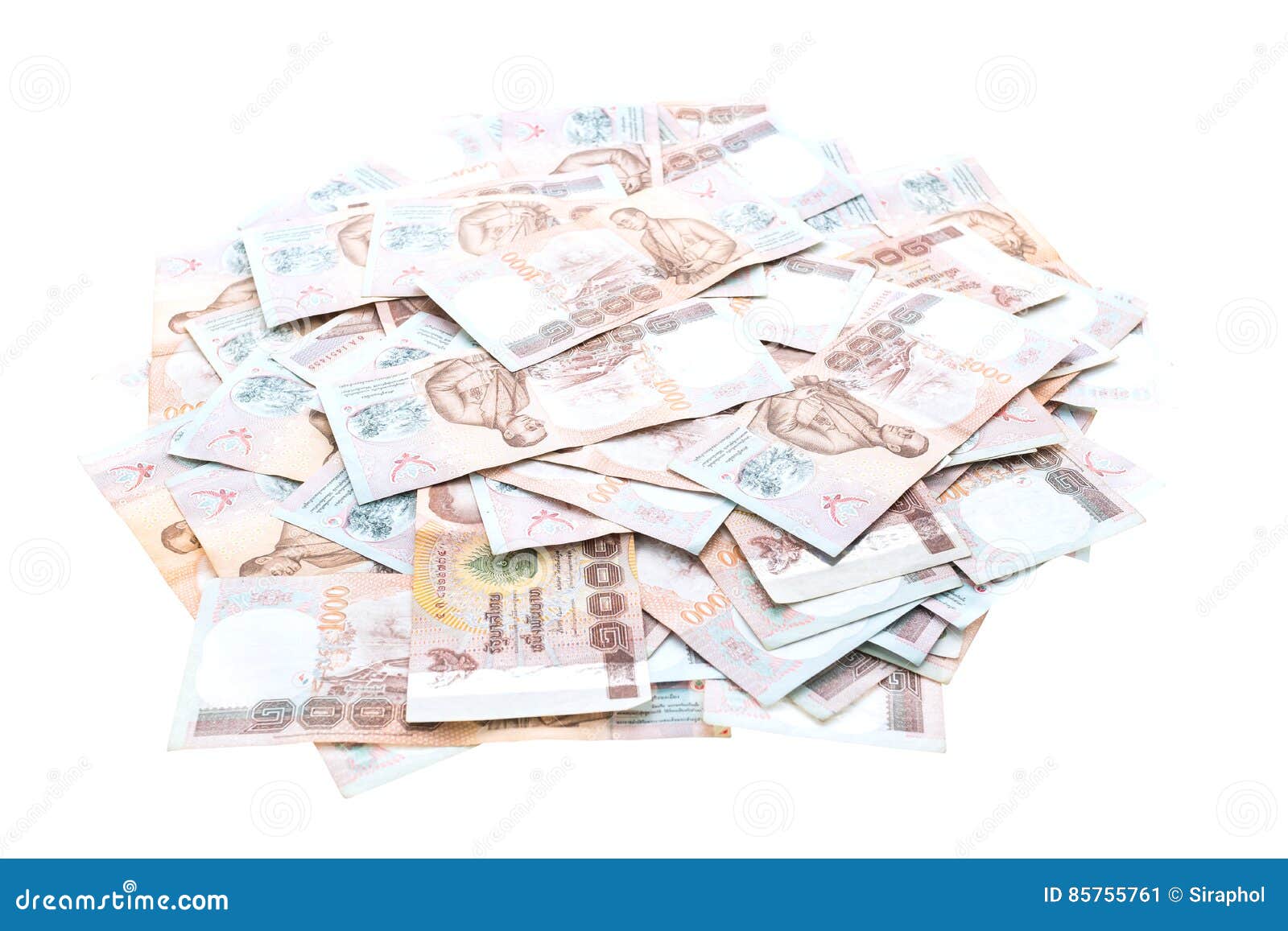Thai banknote and cash stock image. Image of business - 85755761