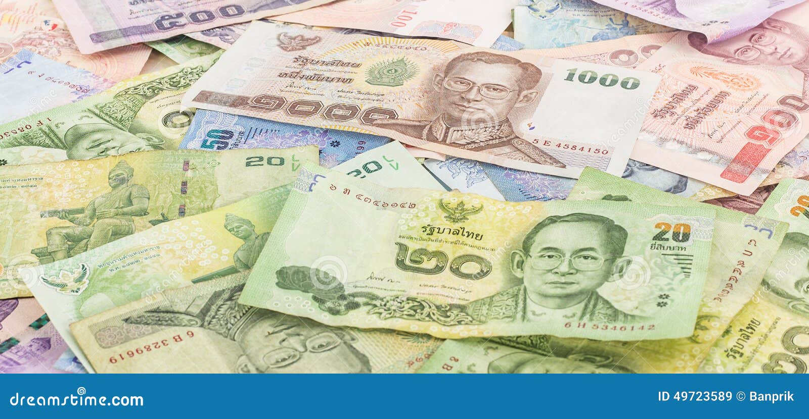 Thai Banknotes - Baht Currency Stock Image - Image of payment ...