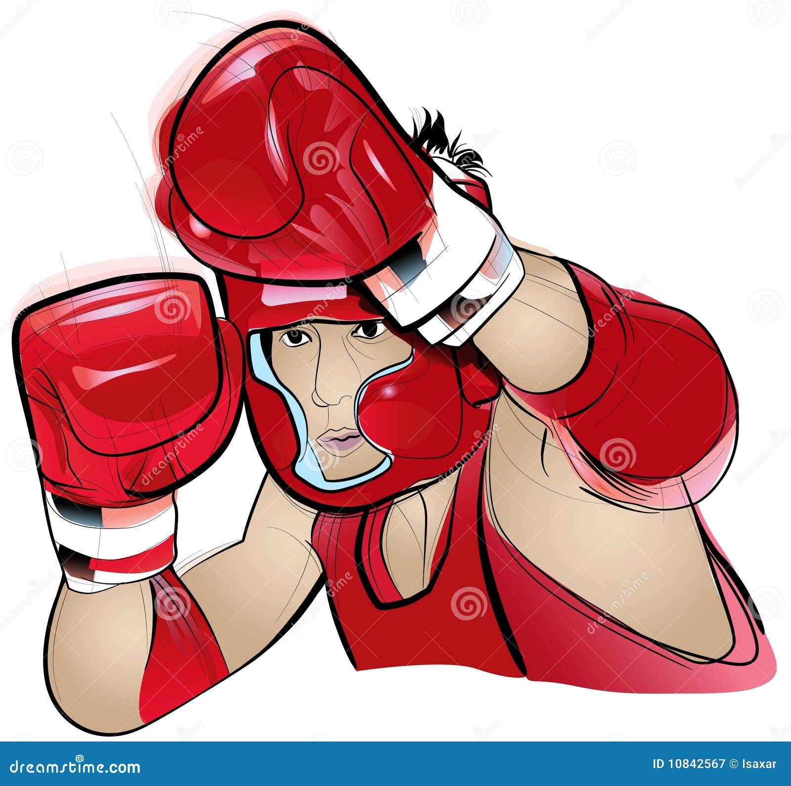 Thai Boxing Cartoon | CartoonDealer.com #48139197