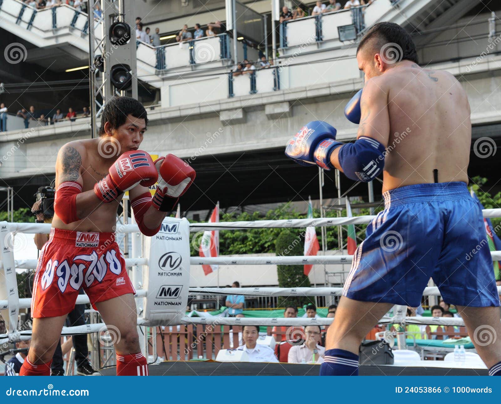 Thai Boxing Match editorial photo. Image of beautiful - 24053866