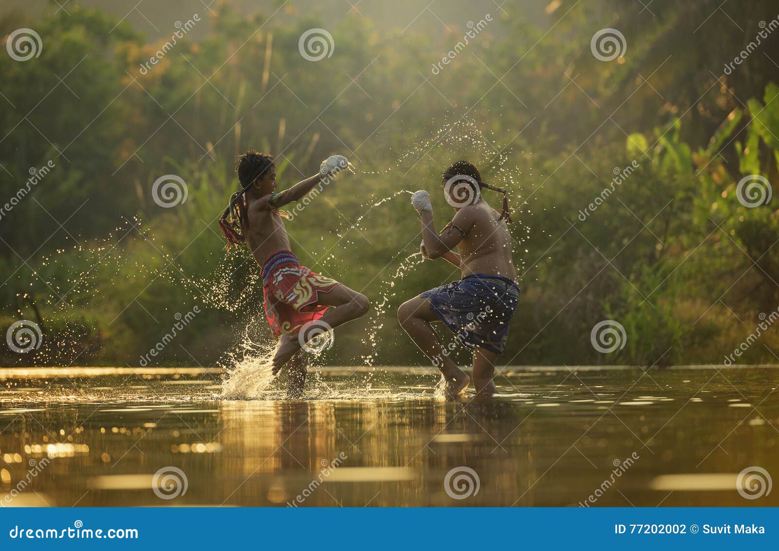 Thai boxing stock photo. Image of asian, power, clouds - 77202002