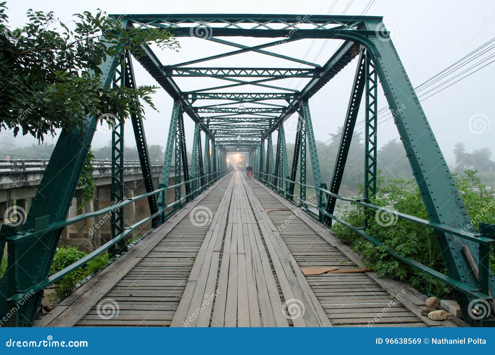 Thai-Lao Bridge In Evening In Nongkhai Thailand Royalty-Free Stock ...