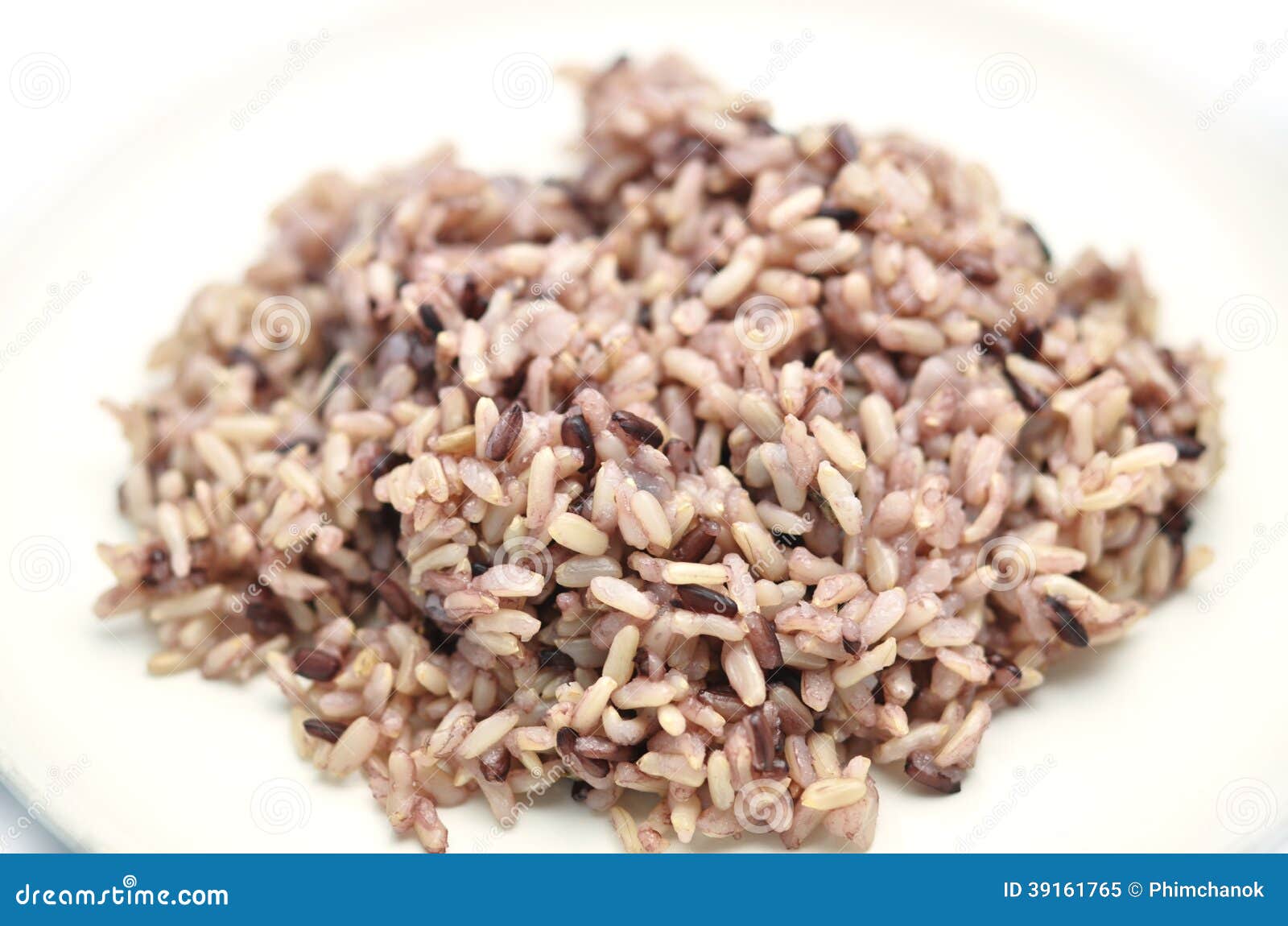 Thai brown rice. stock image. Image of dish, diet, cooked - 39161765