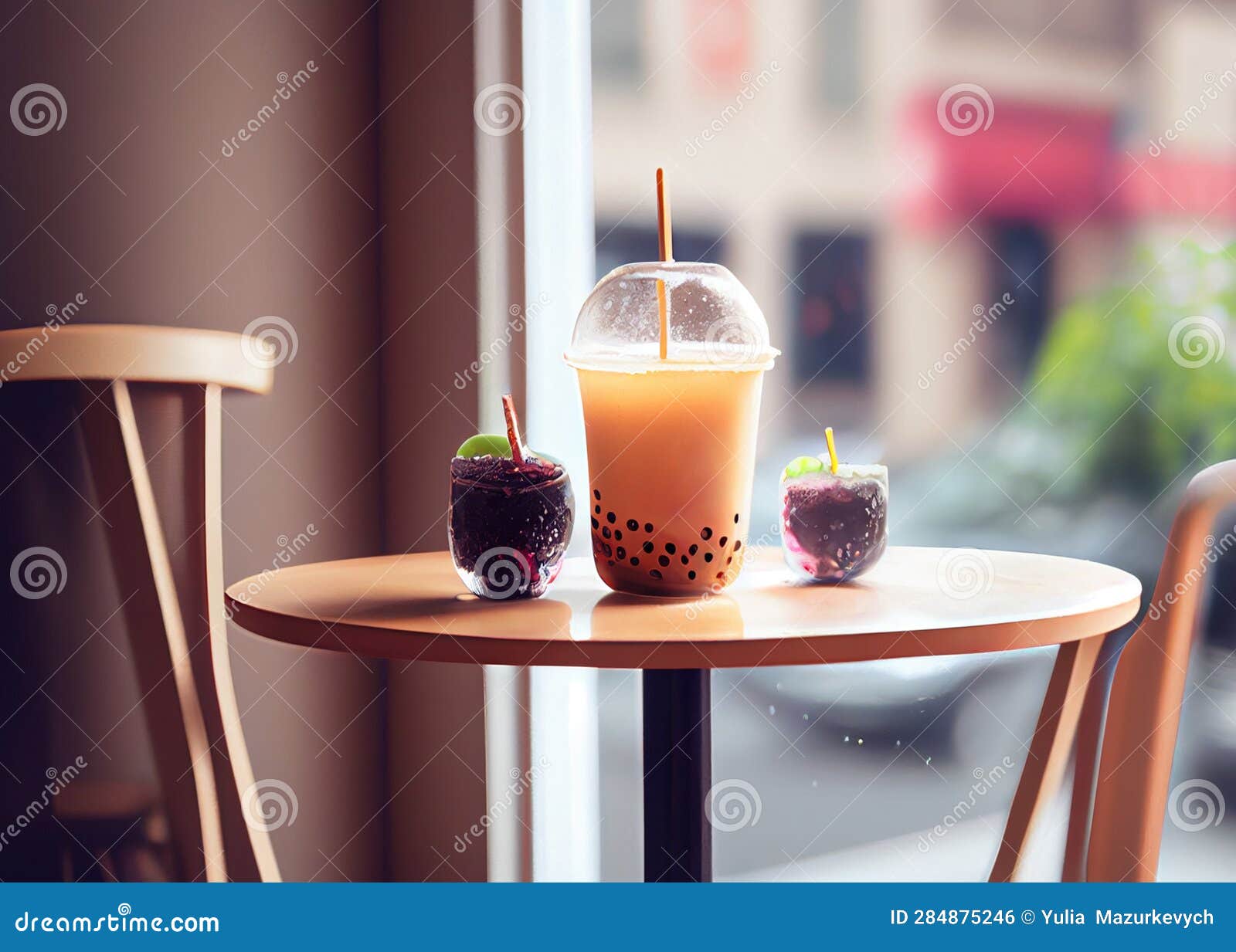 Thai Buble Tea in Thailand, AI Generated Stock Photo - Image of latte ...