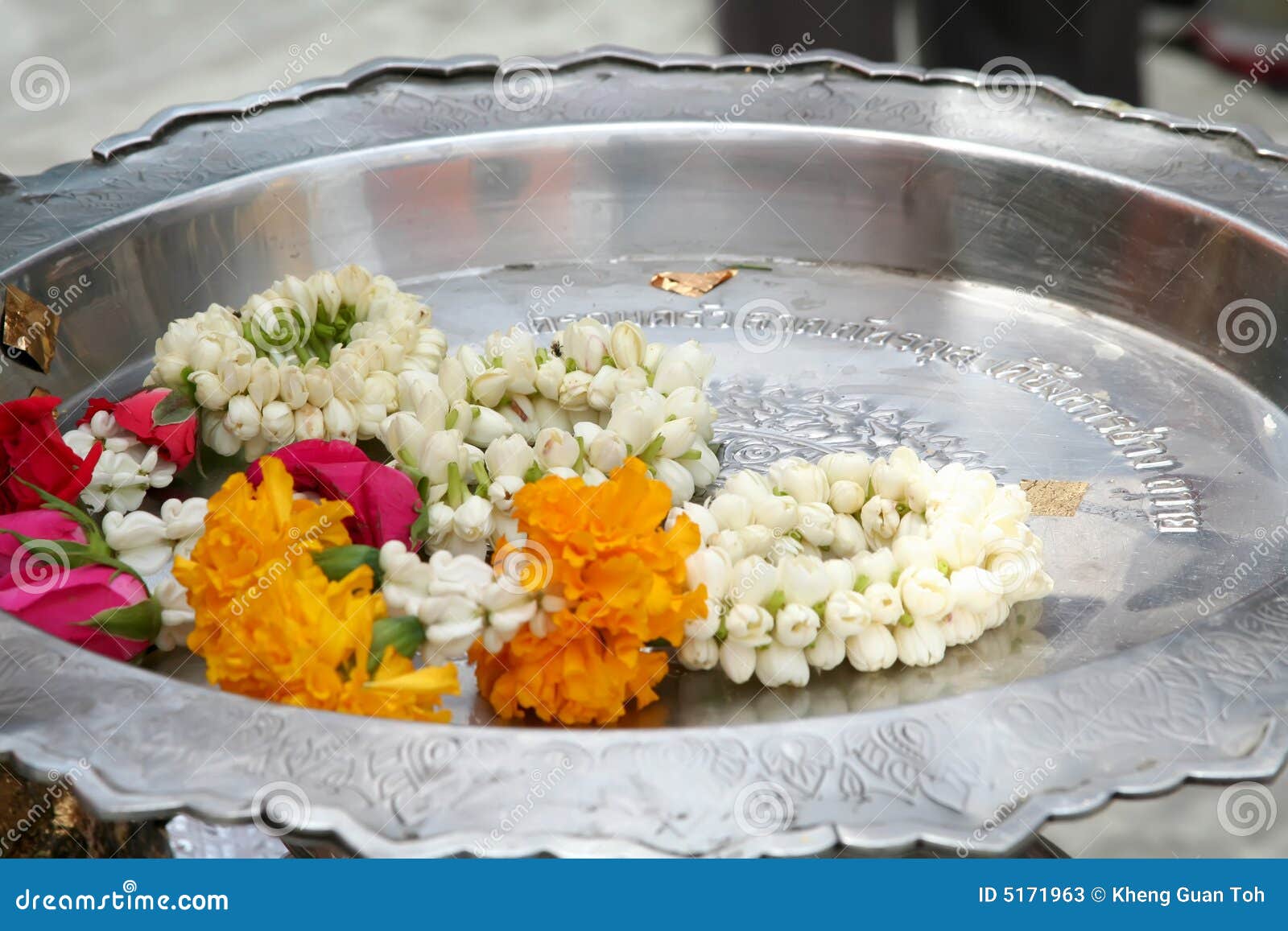 Thai buddhist offerings stock image. Image of devotion - 5171963