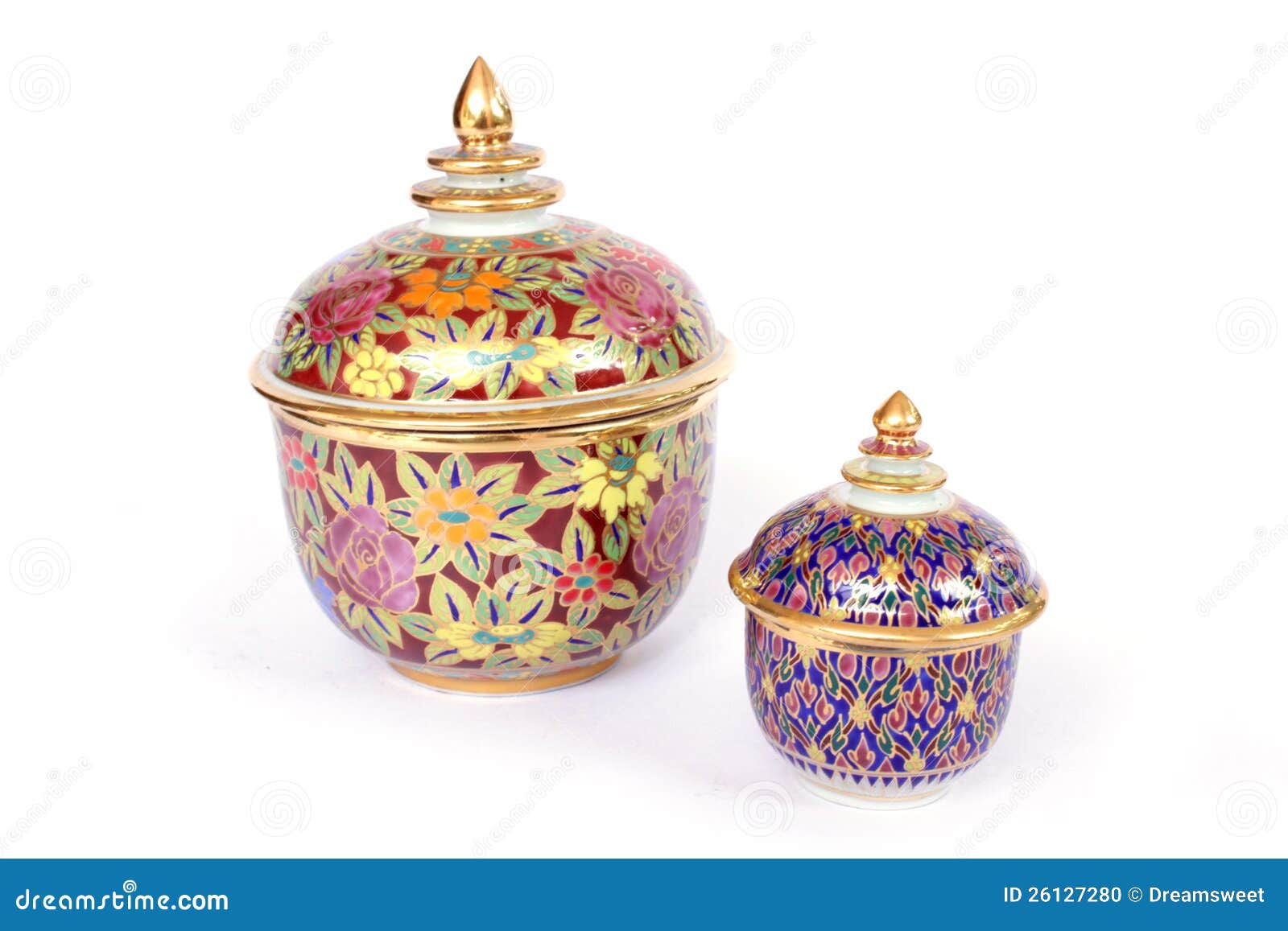 Thai Ceramic Wall Tile Of Temple Royalty-Free Stock Photo ...