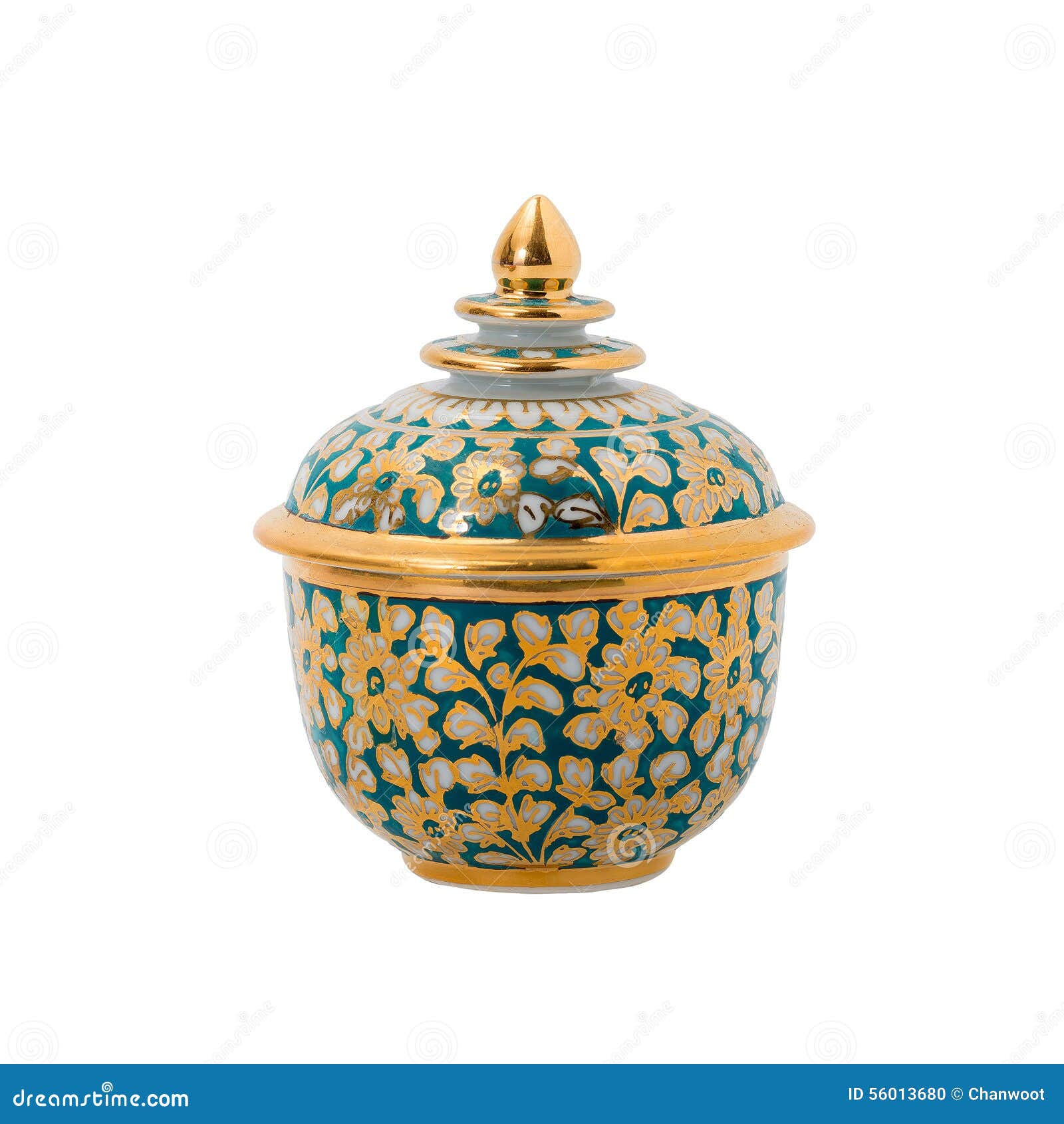 Thai Ceramic Wall Tile Of Temple Royalty-Free Stock Photo ...