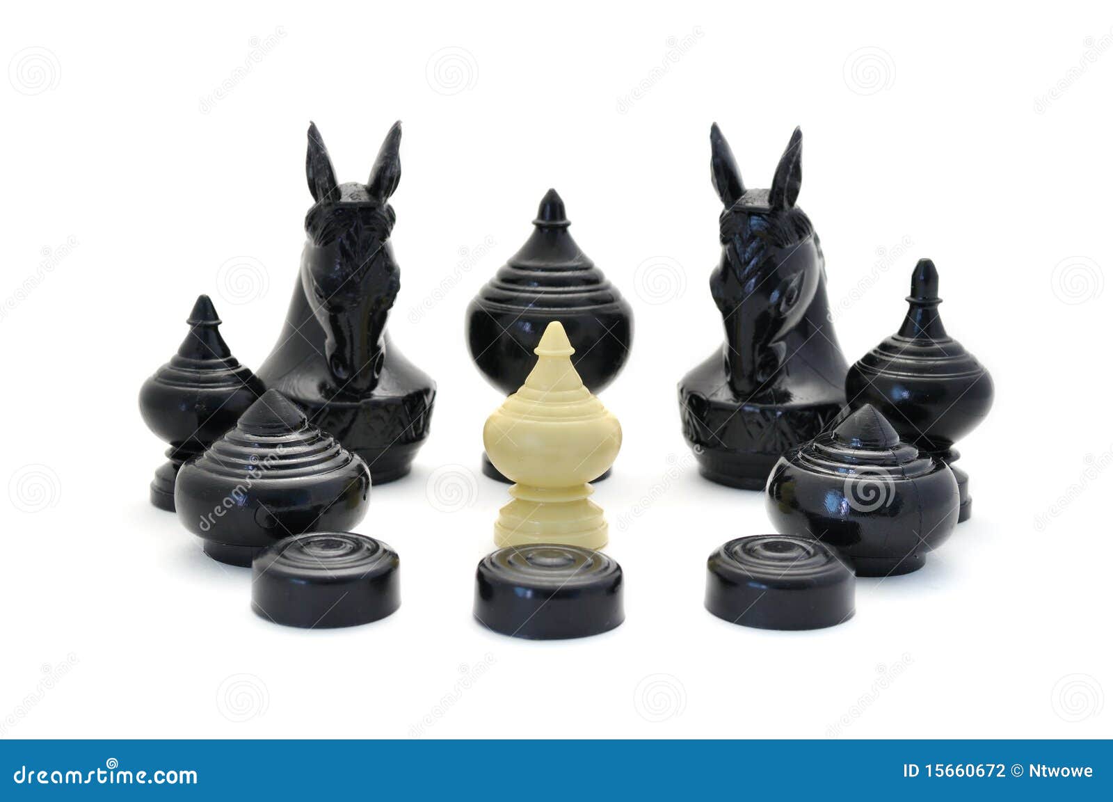 Thai Chess Figure On Checkerboard Stock Photography | CartoonDealer.com ...