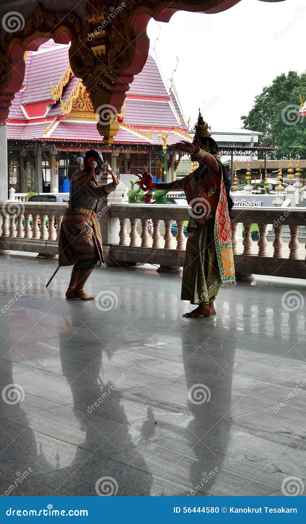 Thai Classical Dancing from Old Literature Editorial Image - Image of ...