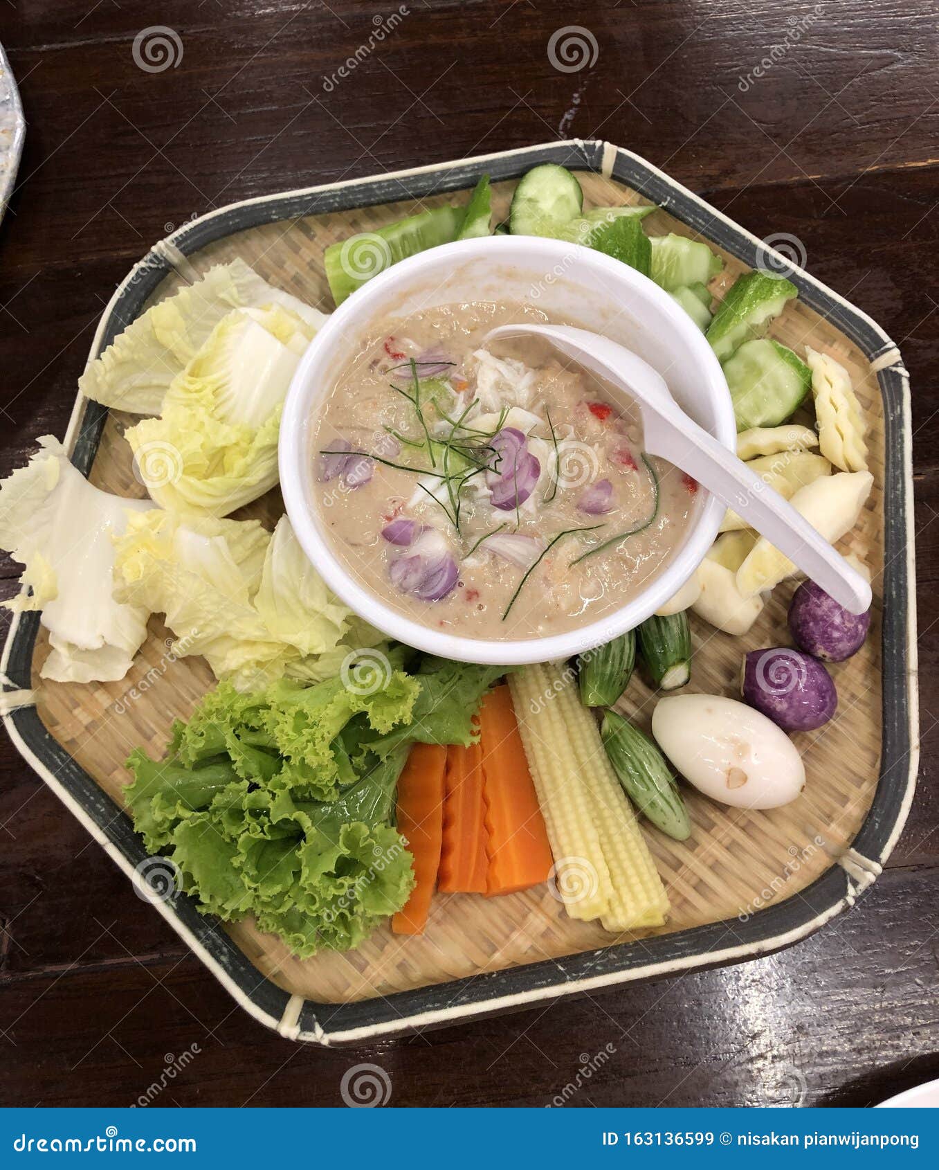 Soy Paste with Thai Vegetable Stock Image - Image of paste, vegetable ...