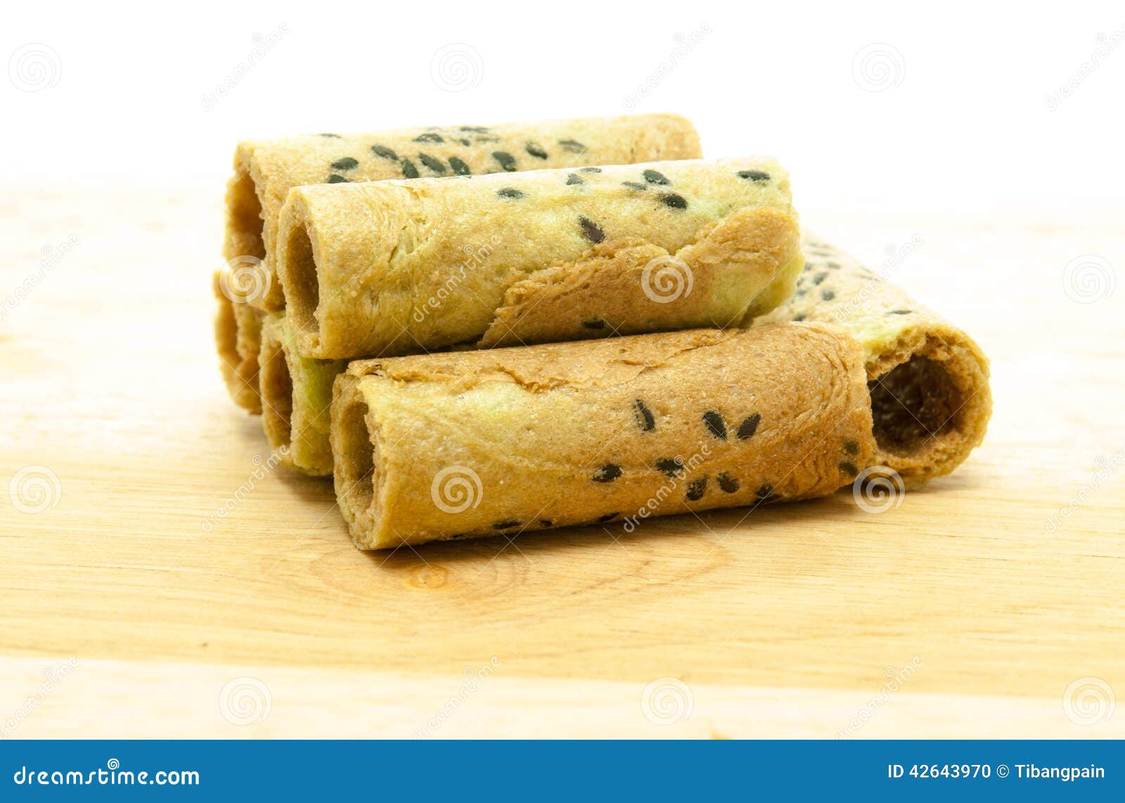 Thai coconut cracker roll stock photo. Image of diet - 42643970