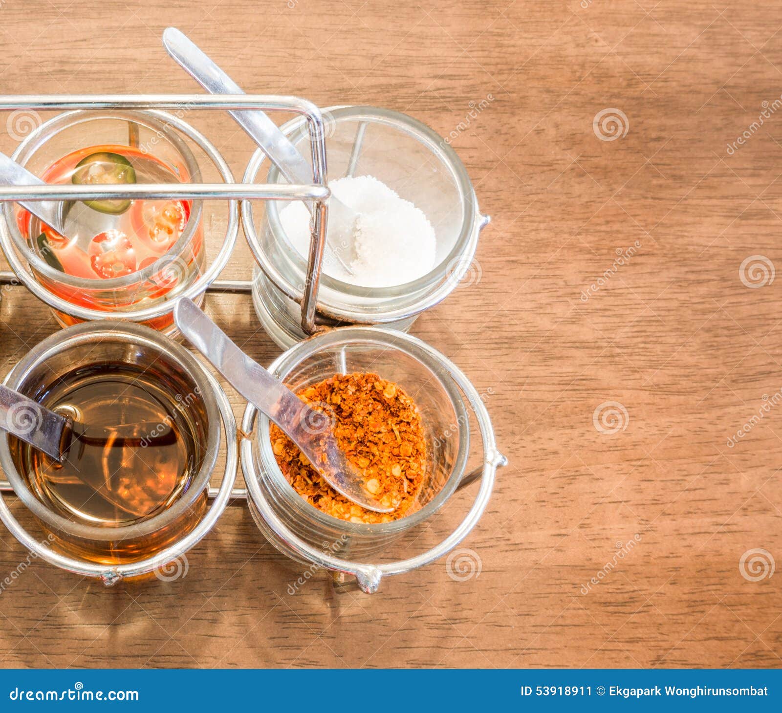 Thai Condiment Noodle Four Glasses Ingredient Photos - Free & Royalty ...