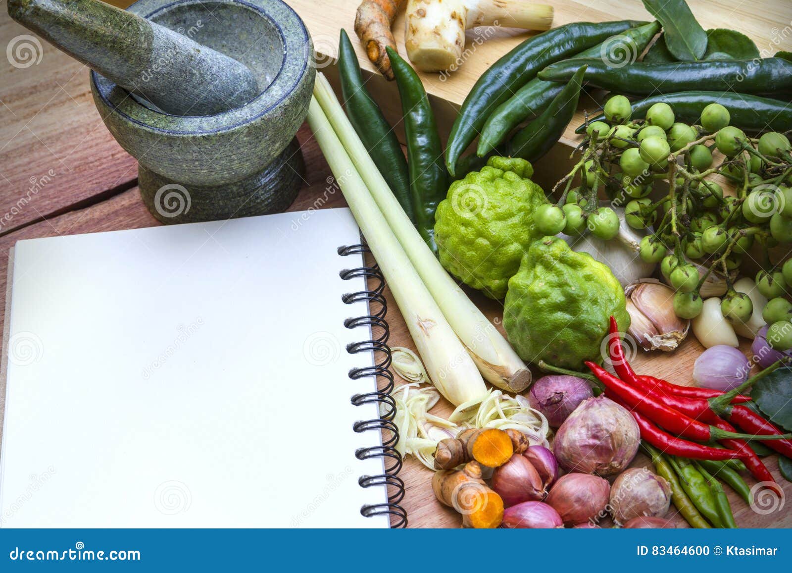 Thai cooking class stock photo. Image of kitchen, lemongrass - 83464600