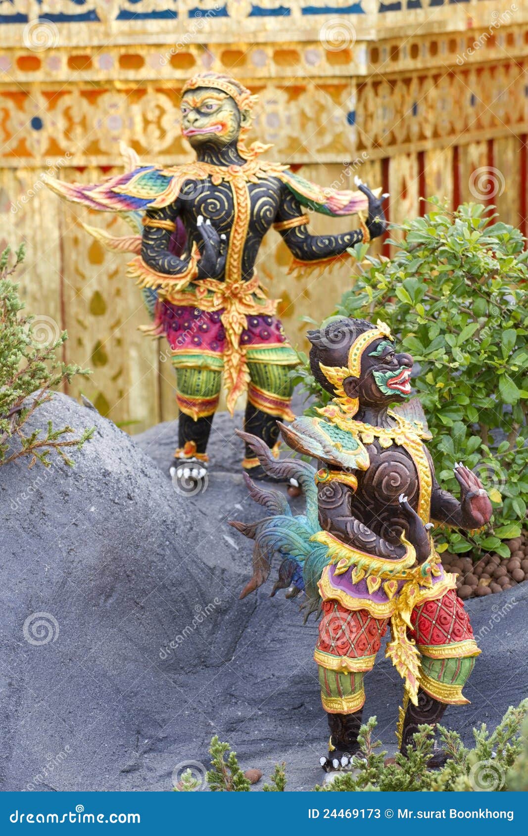 Thai Creatures stock image. Image of blue, female, tail - 24469173