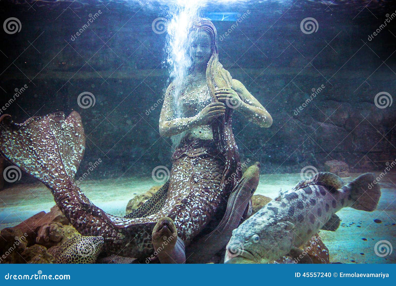Thai Creatures Statue from Legend of Mysterious Stock Photo - Image of ...