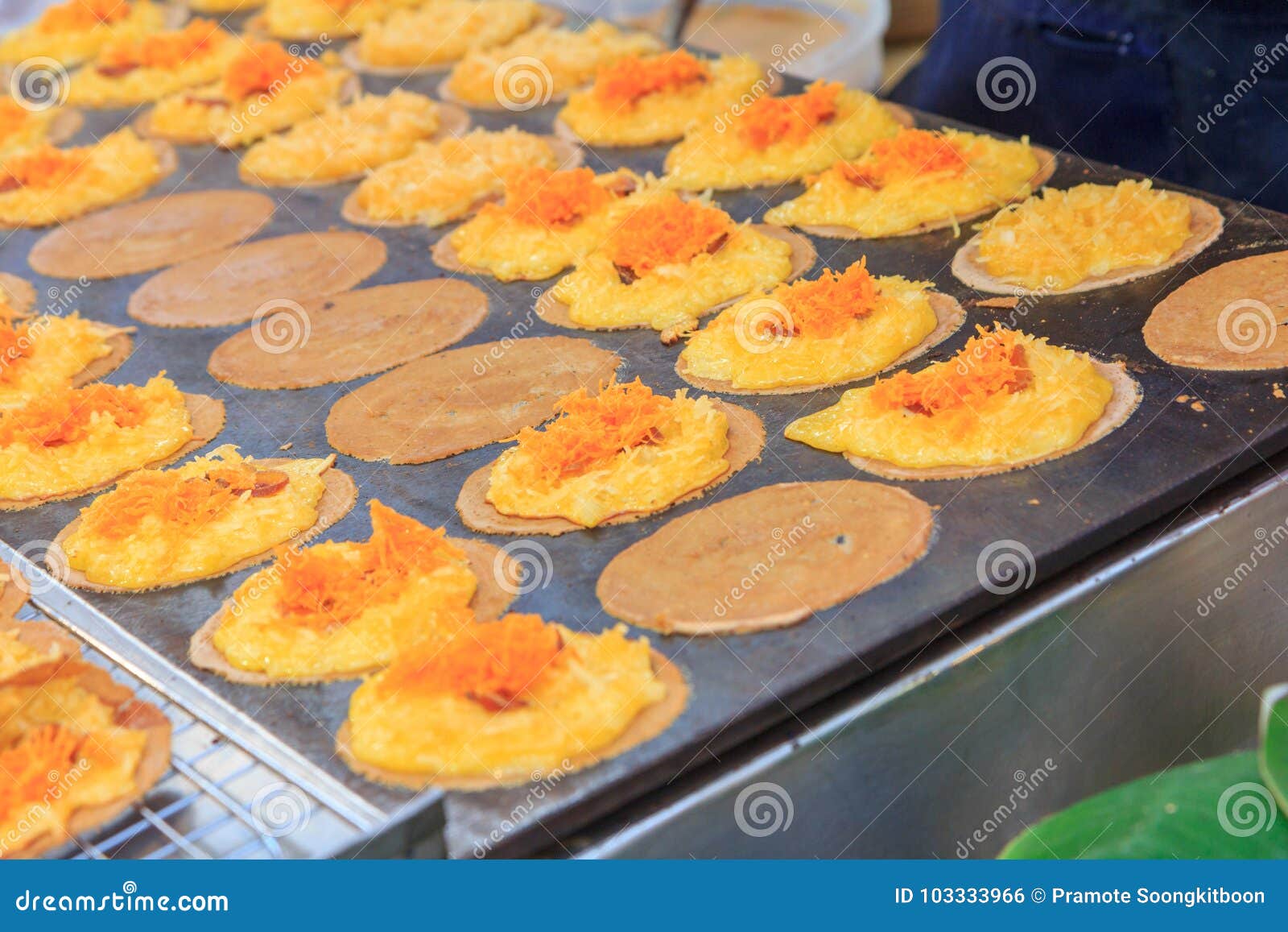 Thai Crispy Pancakes stock photo. Image of sauce, pork - 103333966
