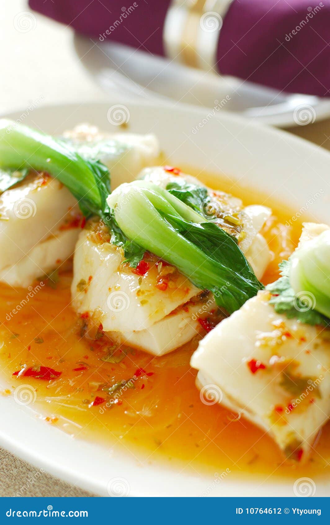 Thai Cuisine - Hot and Sour Lemon Fish Stock Photo - Image of seafood ...