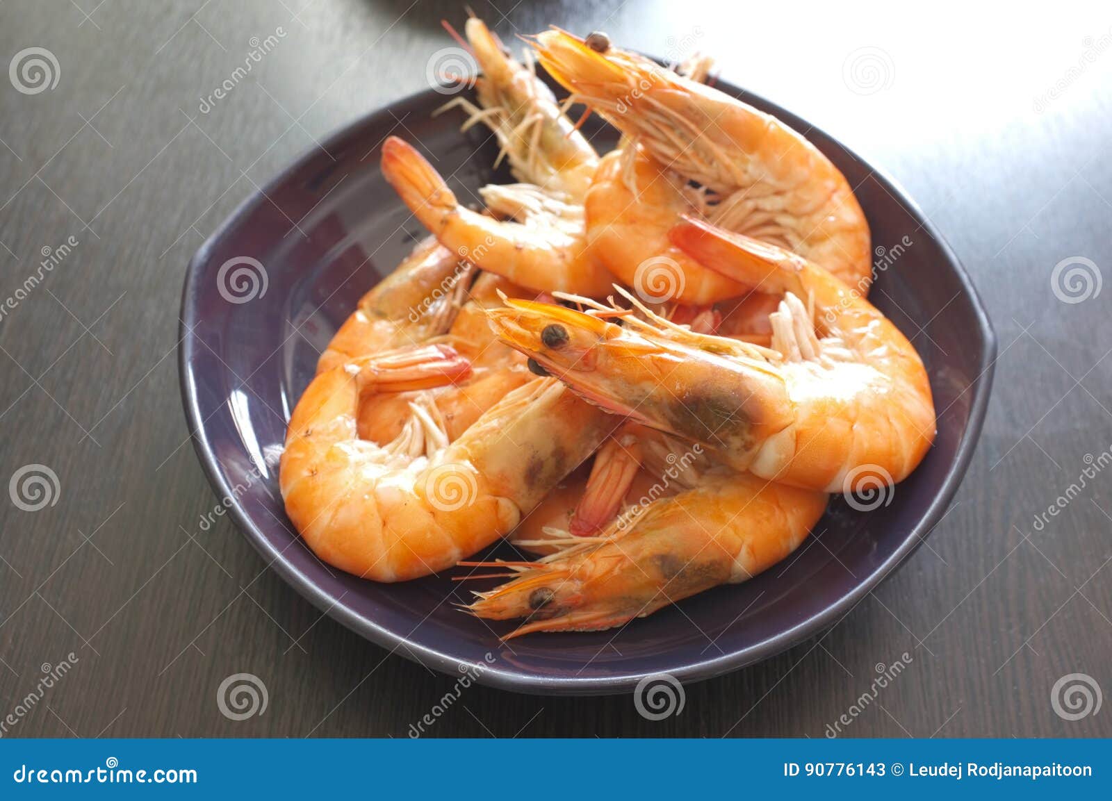Thai Cuisine , Steamed Prawns Stock Image - Image of crustacean, diet ...