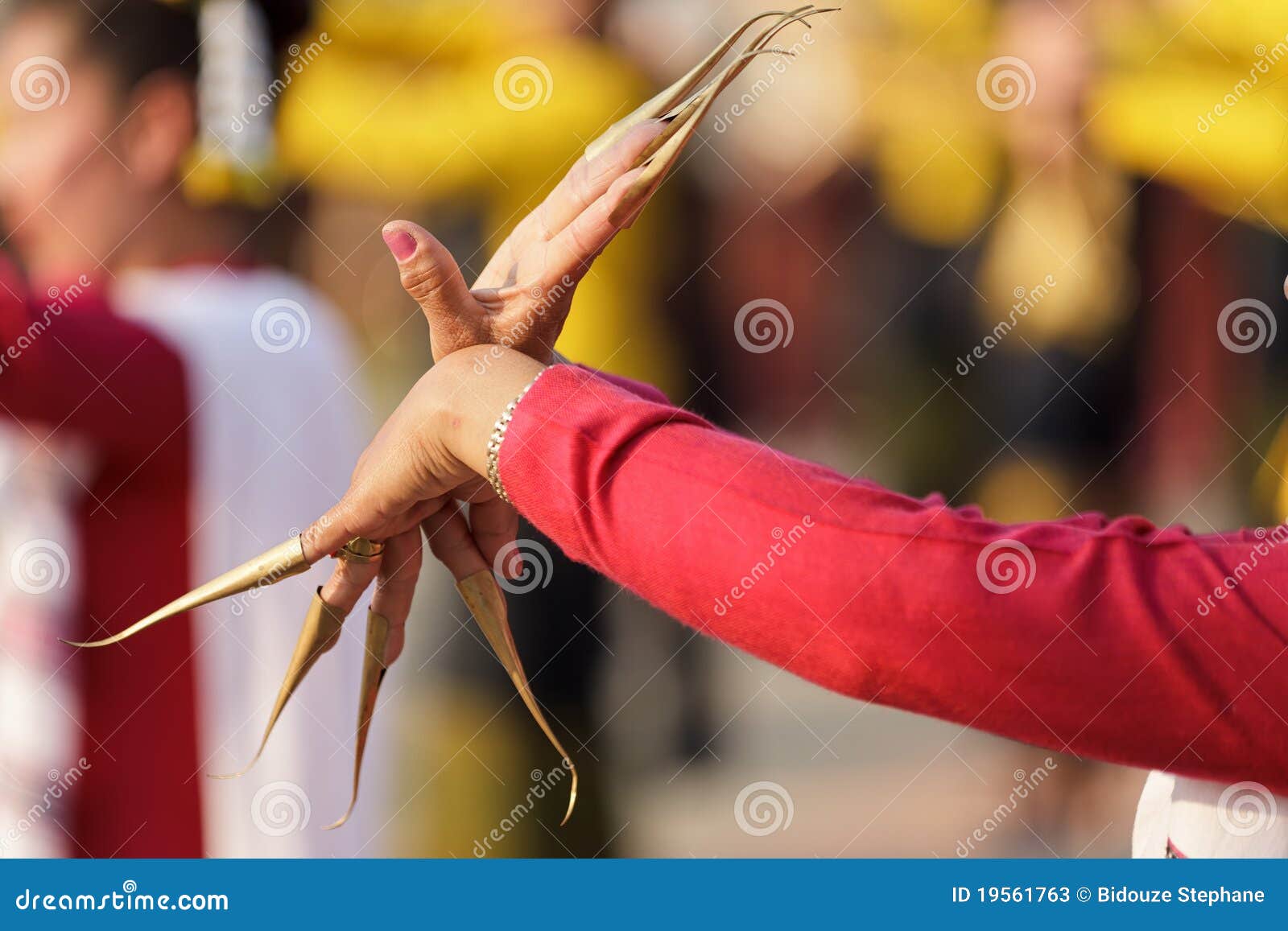 Thai dancer gesture stock image. Image of thailand, elegance - 19561763