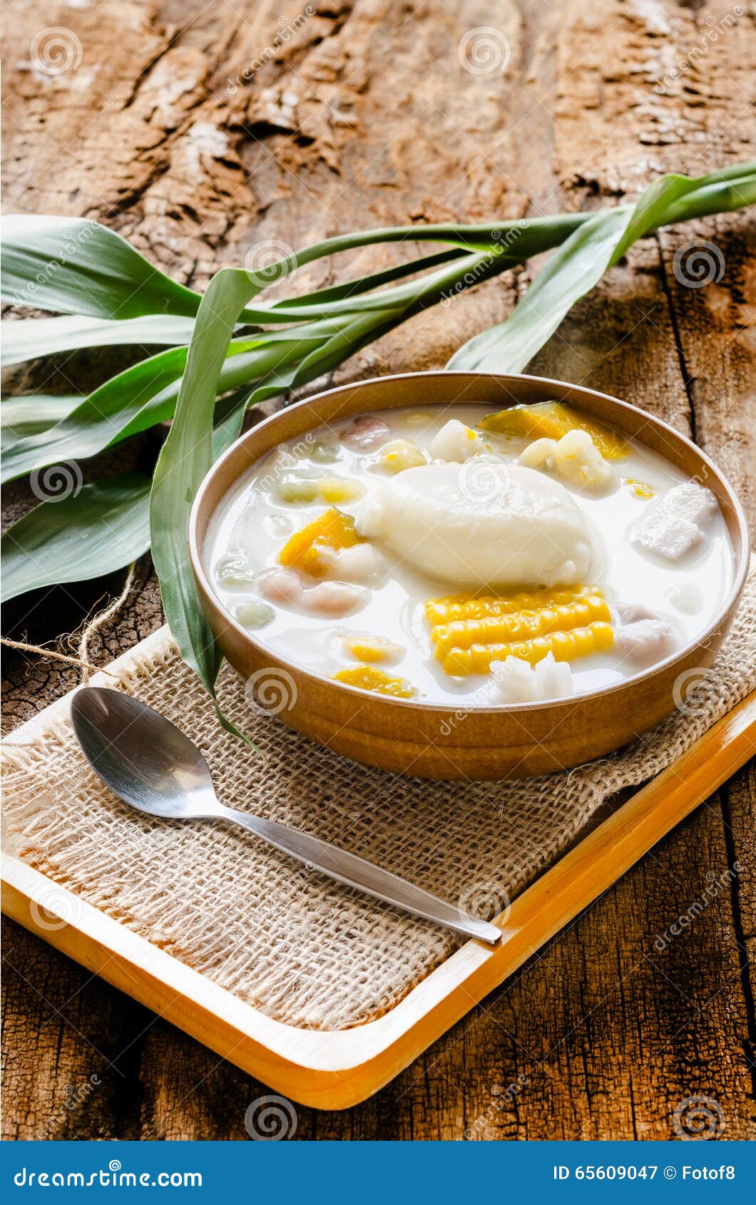 Thai dessert stock image. Image of cholesteral, bowl - 65609047