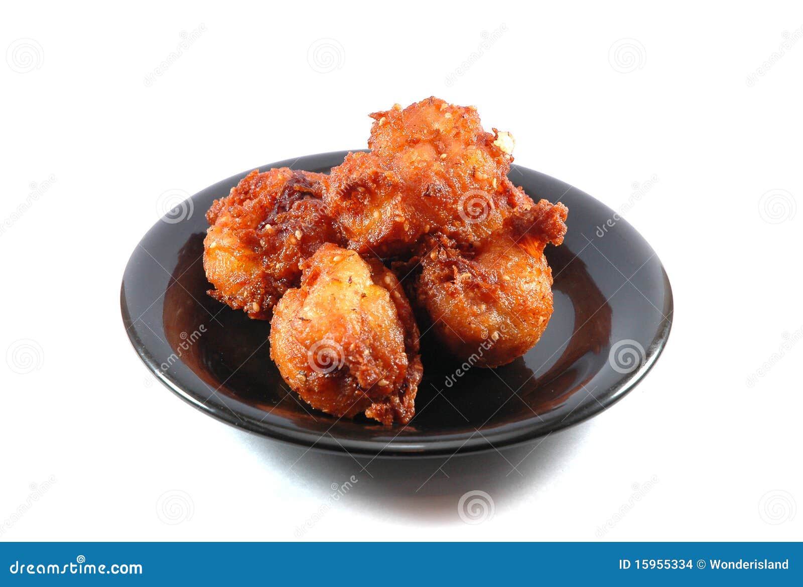 Thai dessert fry fruit stock photo. Image of cooking - 15955334