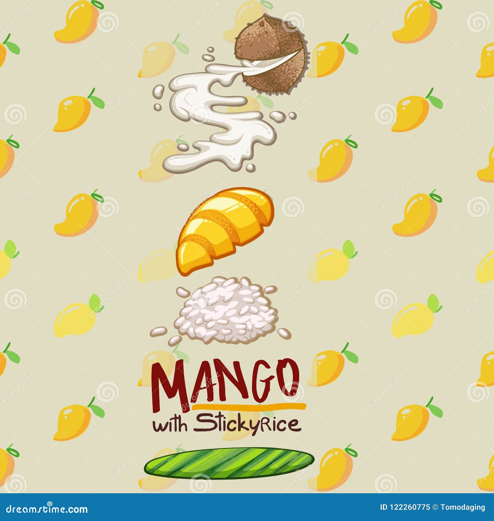 Egg Sticky Rice Omelette Aka Kerak Telor Is Indonesian Traditional ...