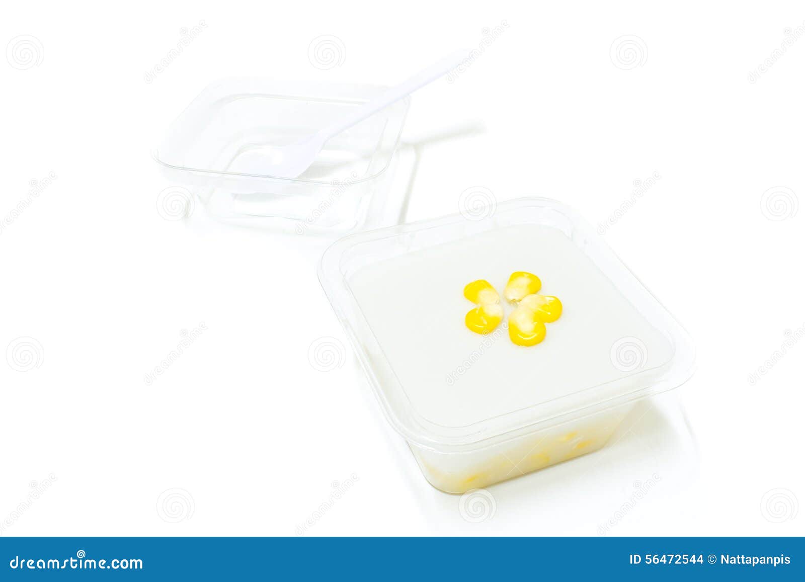 Thai dessert name tako stock photo. Image of sweet, cereal - 56472544